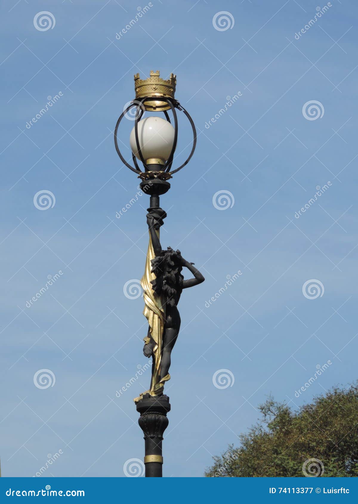 Ornate light pole stock image. Image of post, ornate - 74113377
