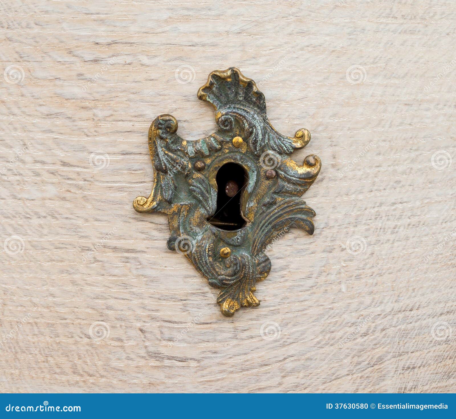 Ornate Lock (Centred) stock photo. Image of ornate, privacy - 37630580