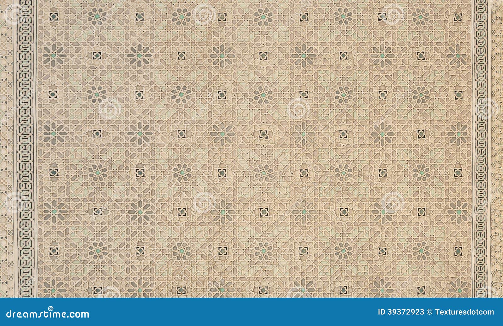 Ornate Moorish Pattern stock image. Image of architecture - 39372923