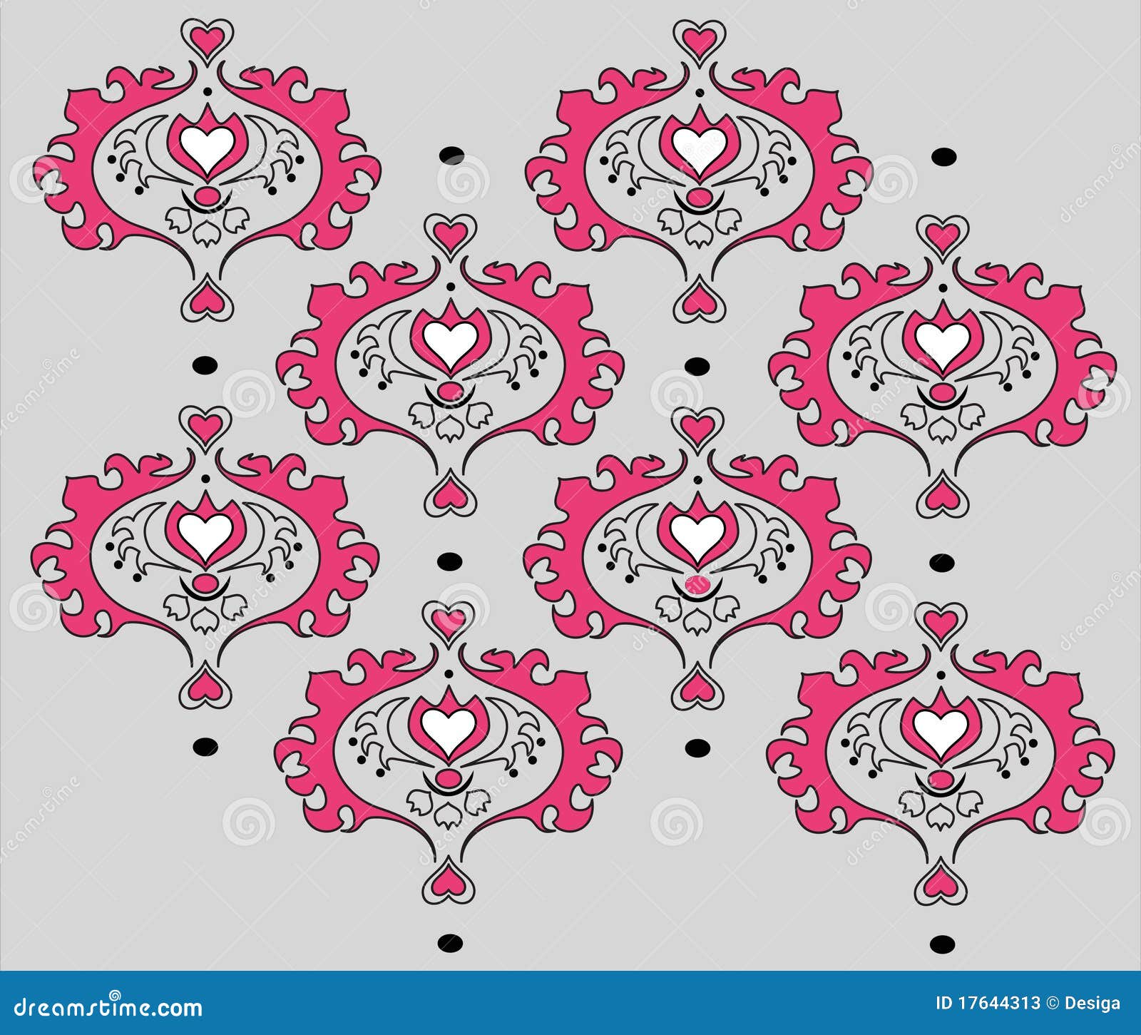 Ornate Pattern stock vector. Illustration of square, floral - 17644313