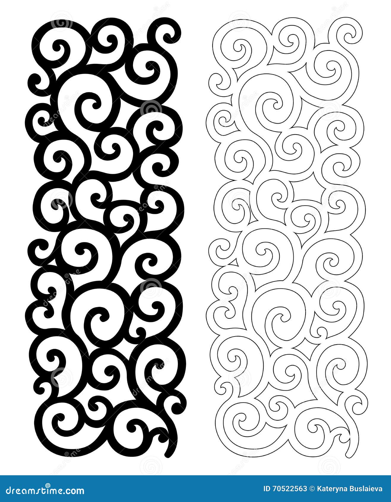 Ornate pattern for cutting stock vector. Illustration of flower - 70522563