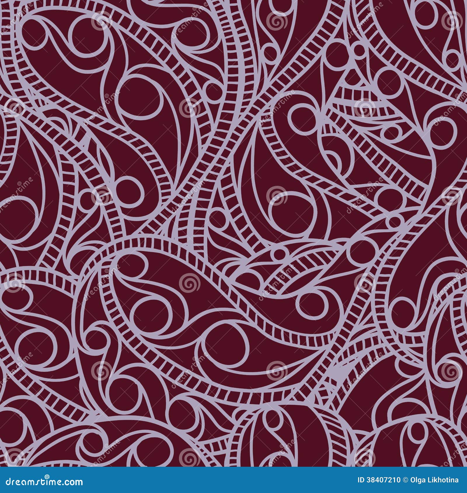 Ornate Pattern. Seamless Texture. Vector Illustration/ EPS 8 Stock ...