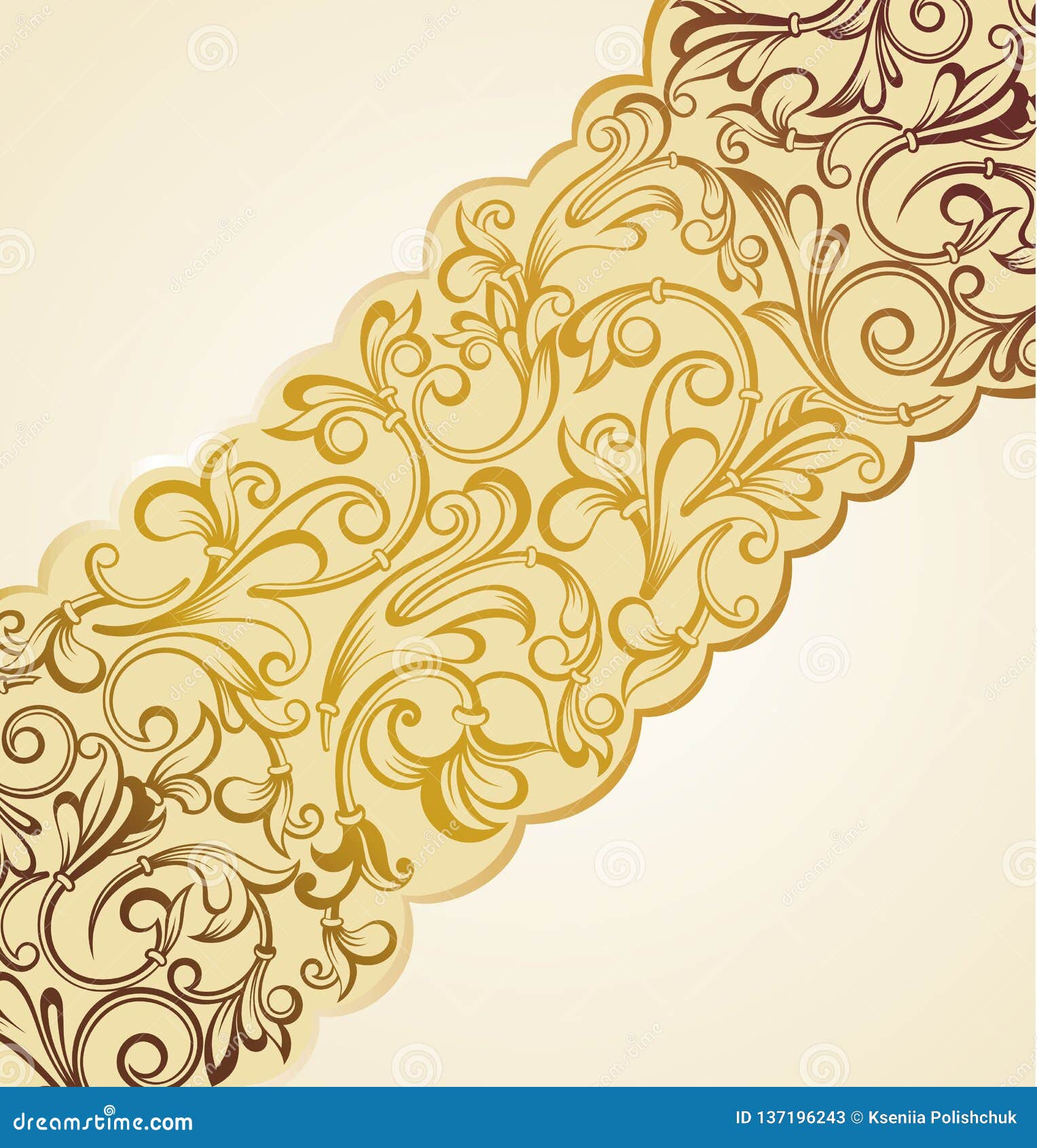 Scroll and Decorative Design Stock Vector - Illustration of classic ...