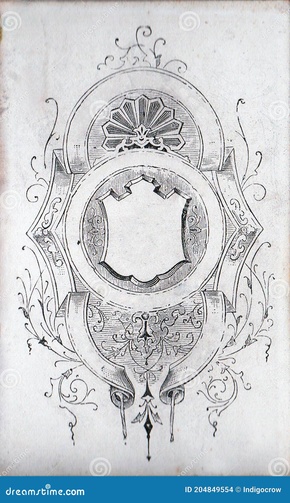 Ornate Scroll Work II stock photo. Image of work, swirl - 204849554