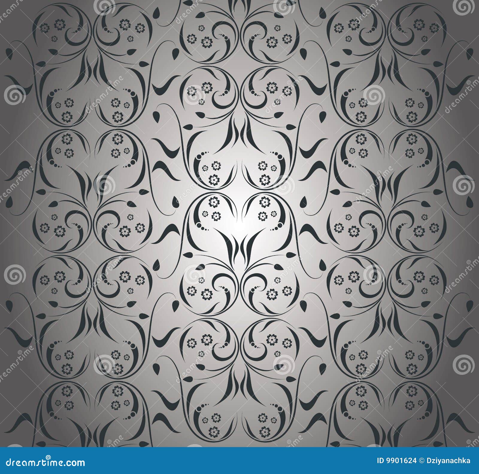 Ornate Seamless Texture Vector Illustration | CartoonDealer.com #37560012