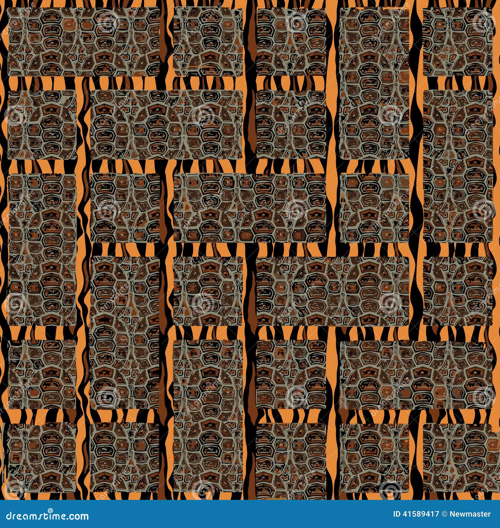 Ornate seamless texture stock vector. Illustration of band - 41589417