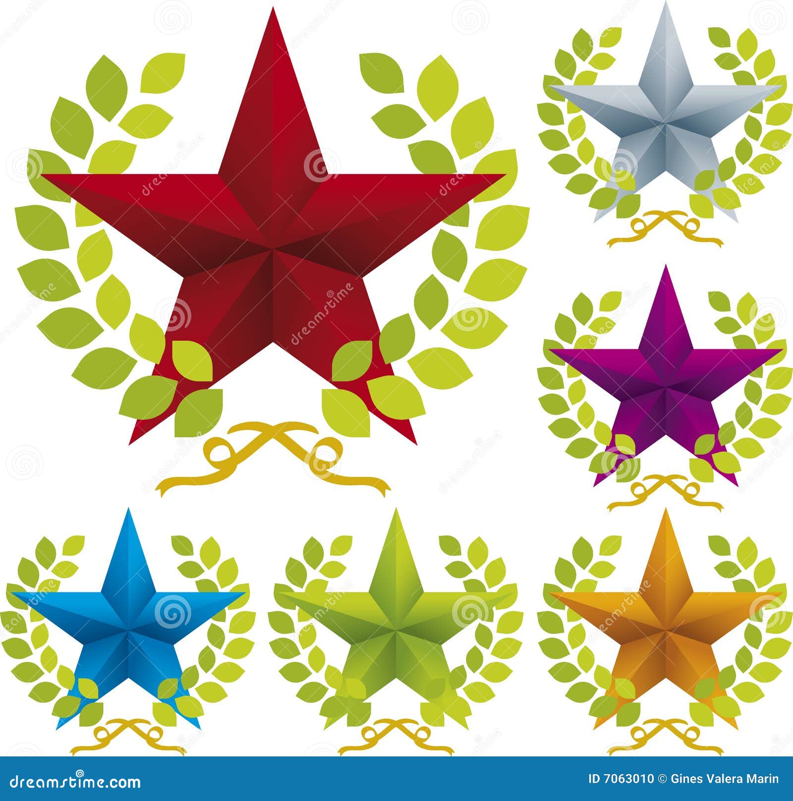 Ornate star icon stock vector. Illustration of vector - 7063010