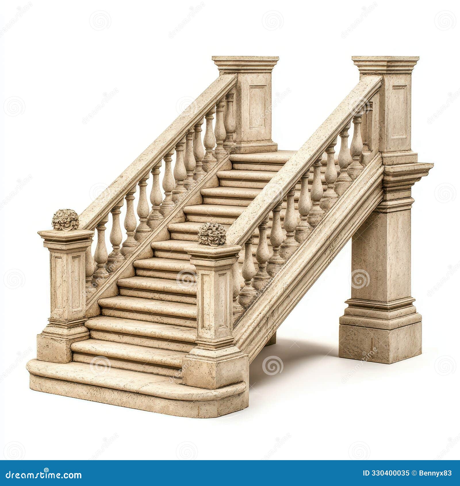 Stone Balustrade With Balusters For Fencing. Palace Fence. Balcony ...