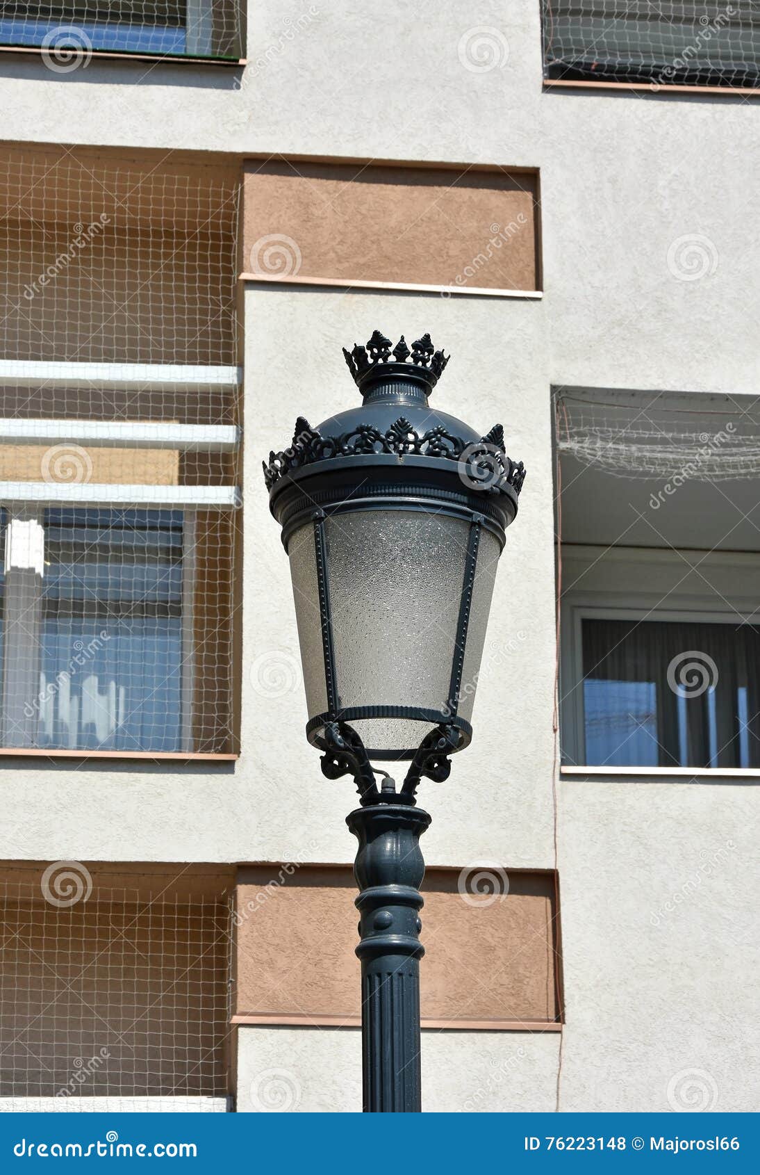 Ornate street light stock photo. Image of view, metal - 76223148