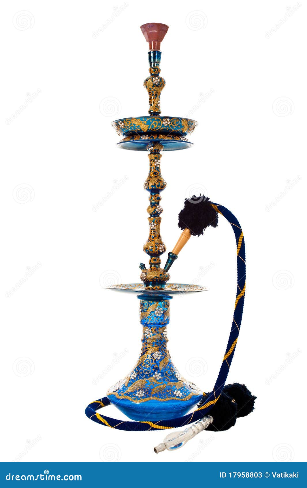 Ornate Syrian Sheesha stock image. Image of middle, marijuana - 17958803