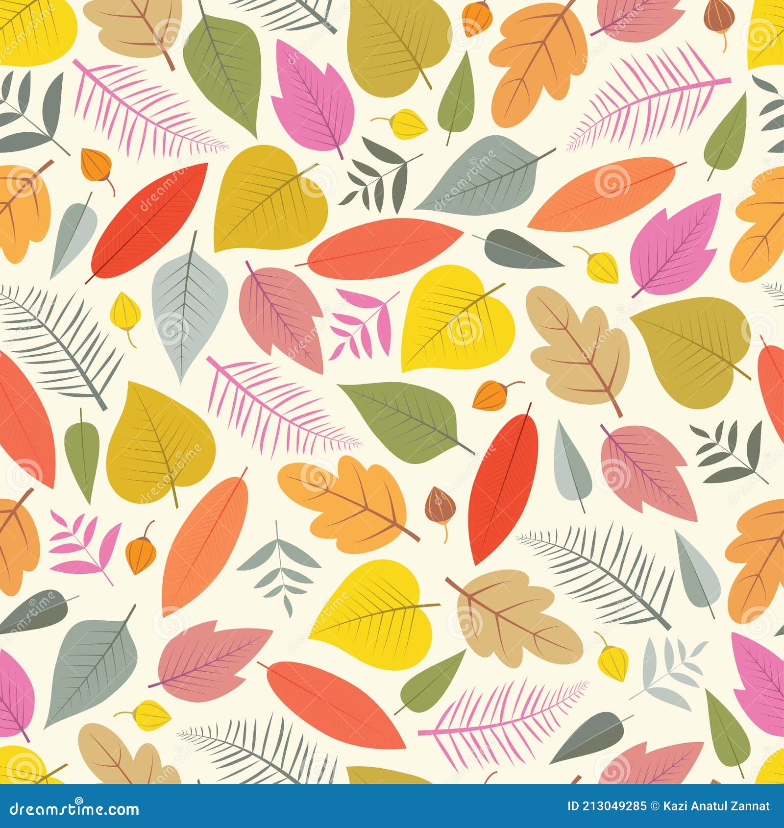 Ornate Trendy Seamless Vector Ditsy Floral Pattern Design Of Exotic
