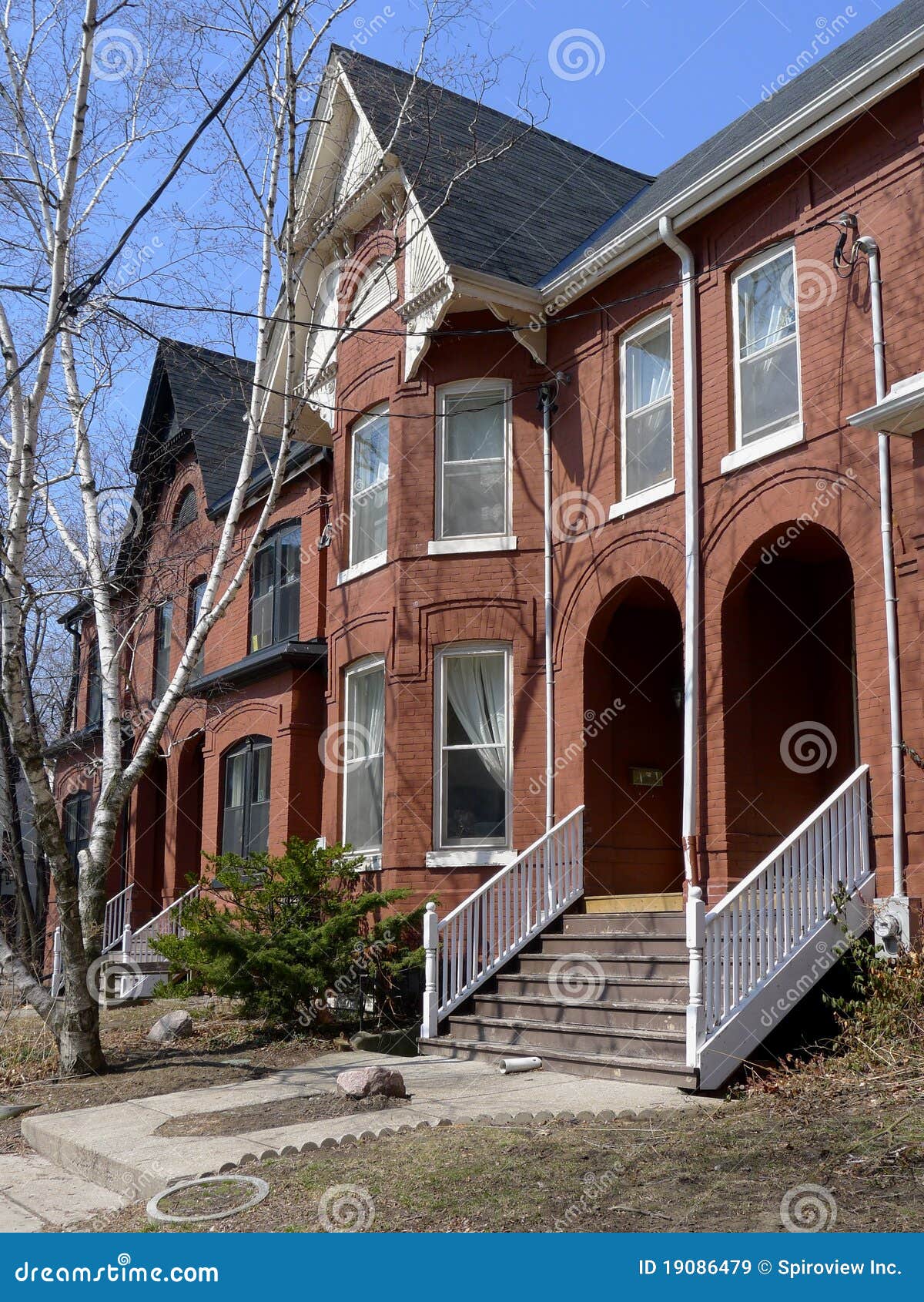 Ornate Victorian House stock image. Image of front, steps - 19086479