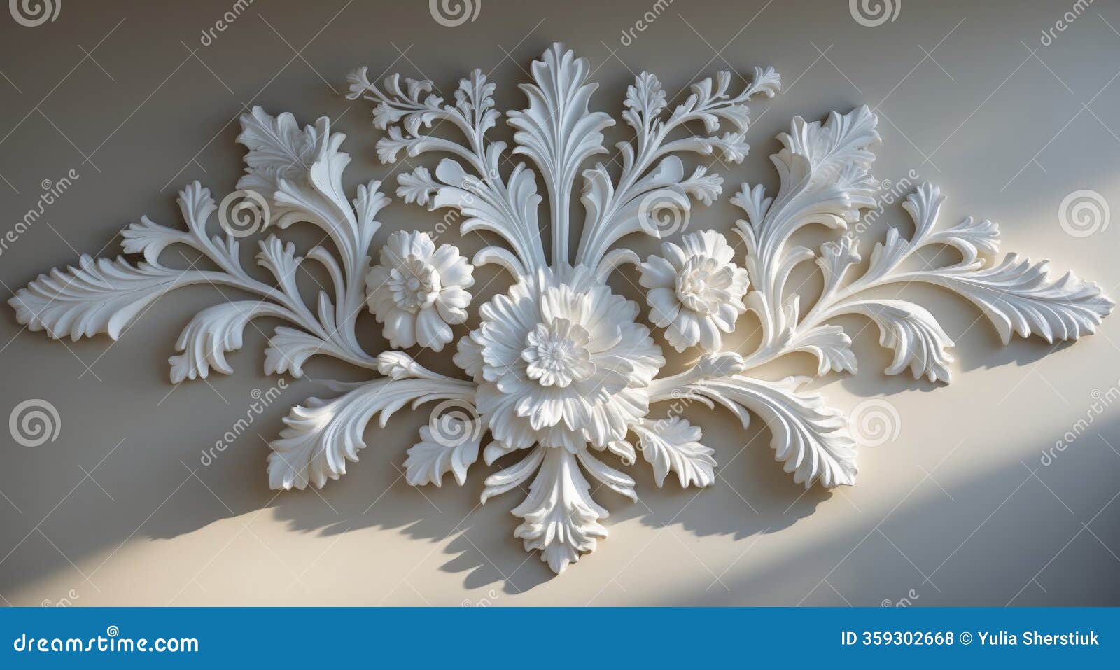 Plasterwork And Wall Painting Preparation. Craftsman With Plaster Or ...