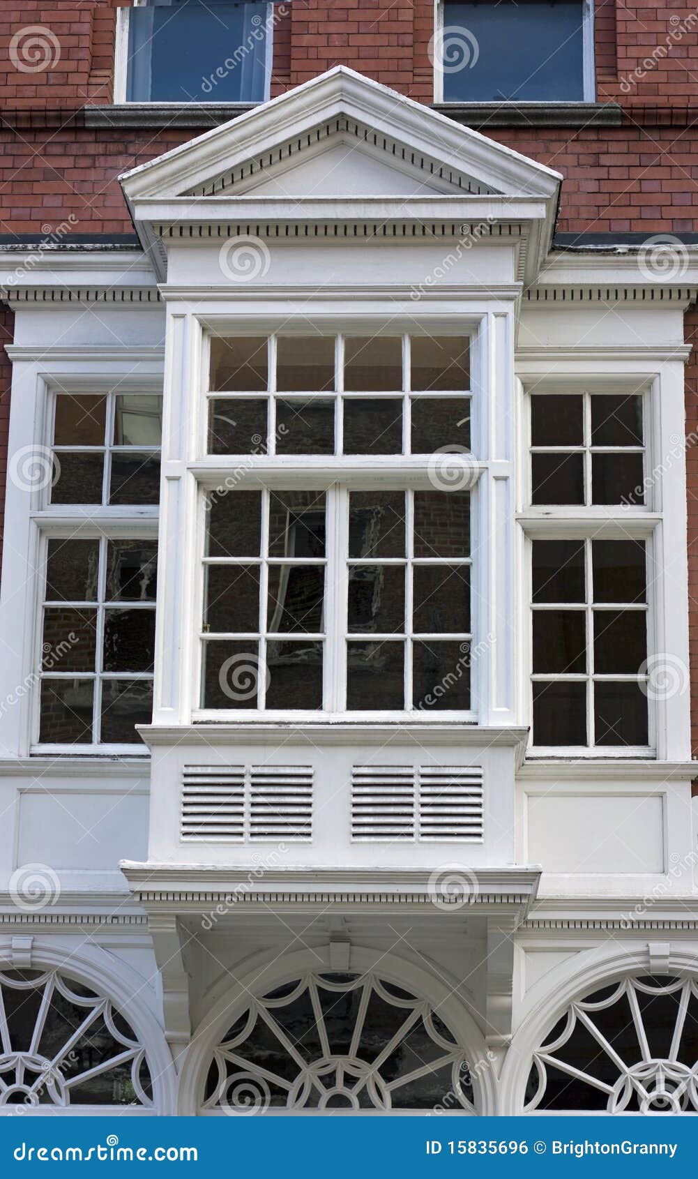 Ornate window stock photo. Image of urban, panes, building - 15835696