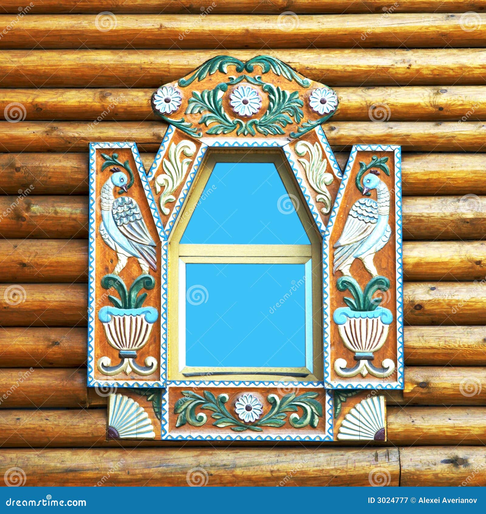 Ornate Window With Wrought Iron Bars Royalty-Free Stock Photography ...