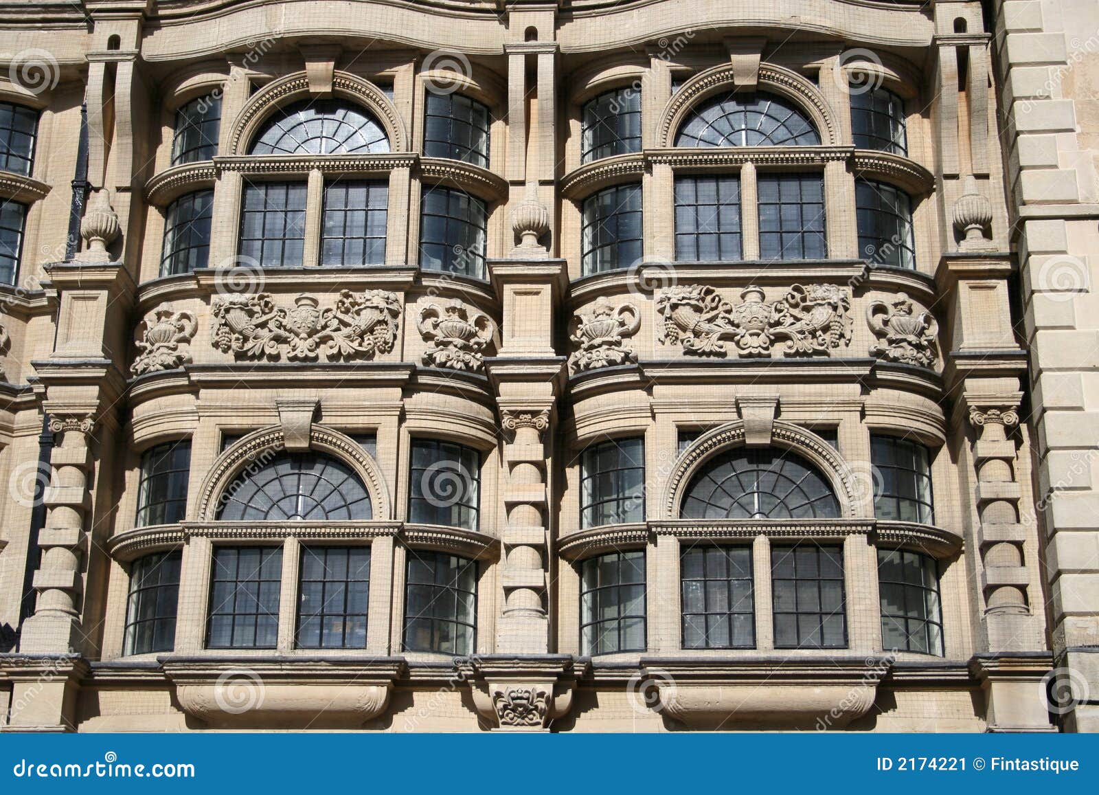 Ornate windows Oxford stock image. Image of sandstone - 2174221