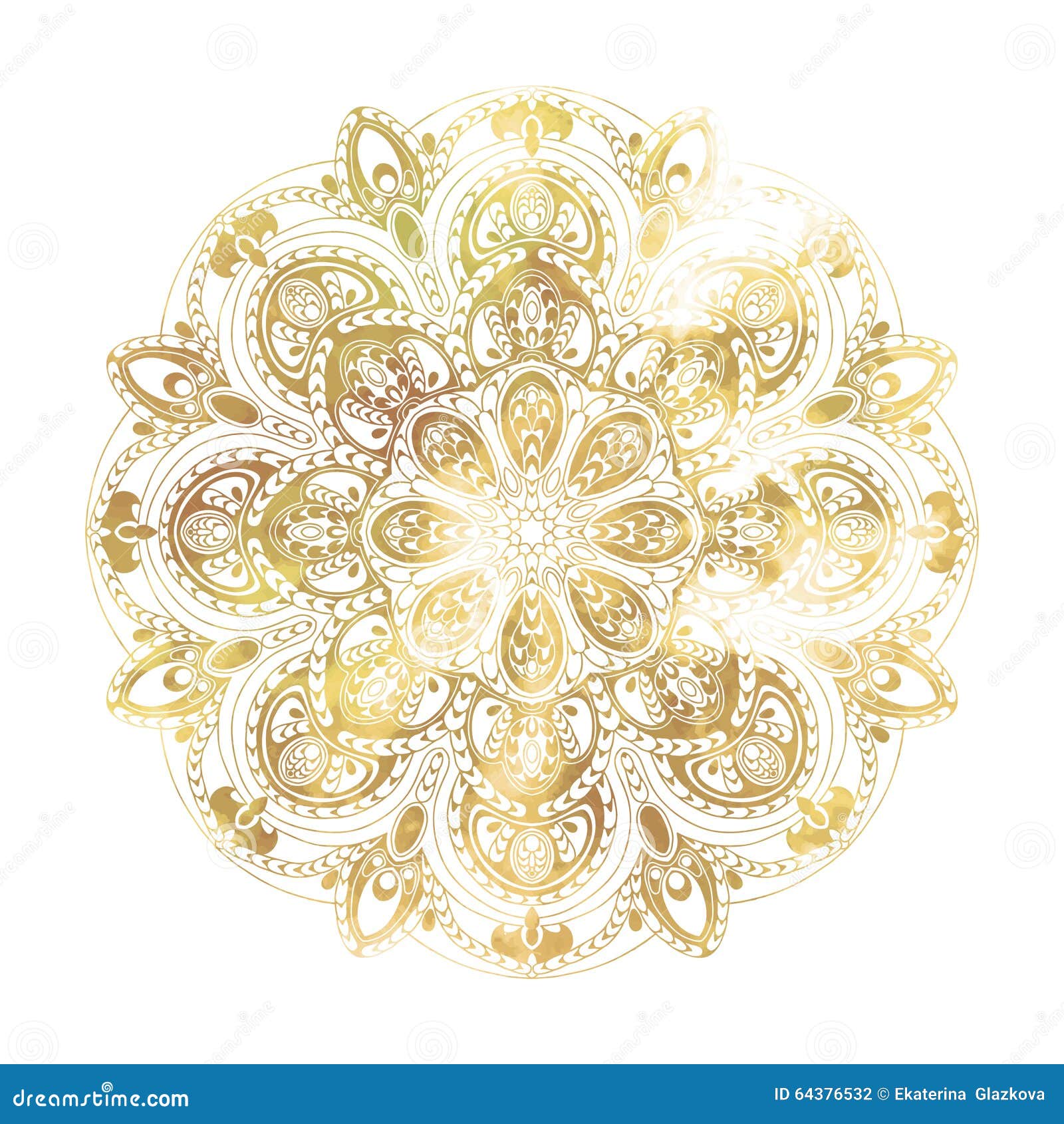 Ornement Abstrait De Cercle Illustration de Vecteur - Illustration du ...