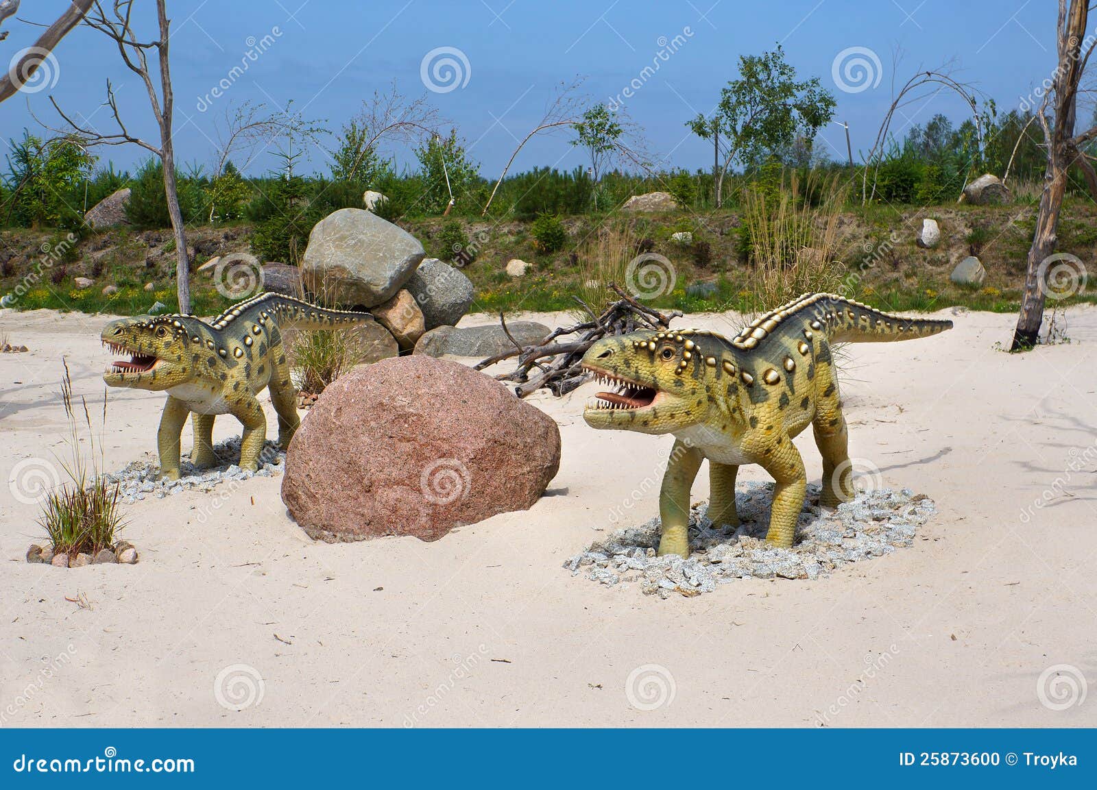 Ornithosuchus. Model of Dinosaur. Editorial Image - Image of primitive ...