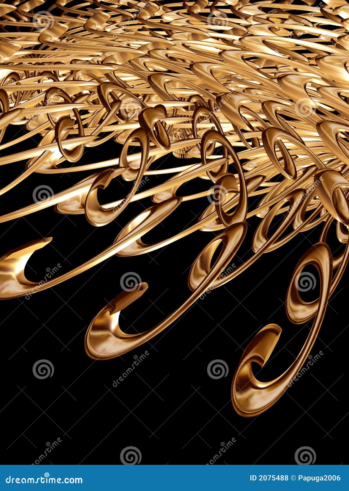 Oro abstracto 2 stock de ilustración. Ilustración de deslizar - 2075488