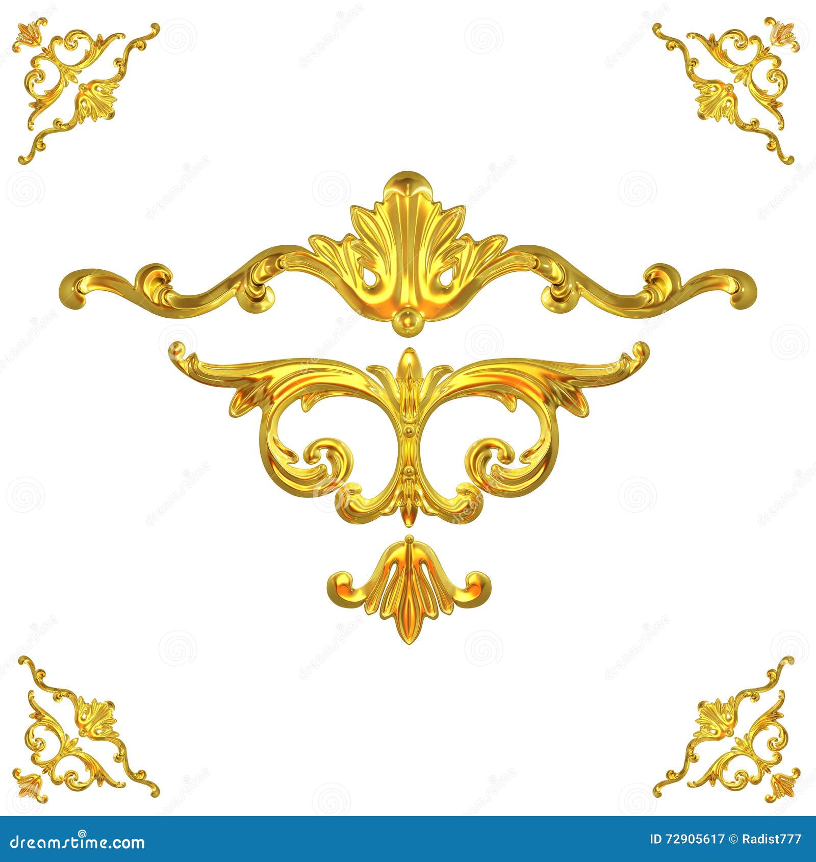 Oro antiguo stock de ilustración. Ilustración de adornado - 72905617