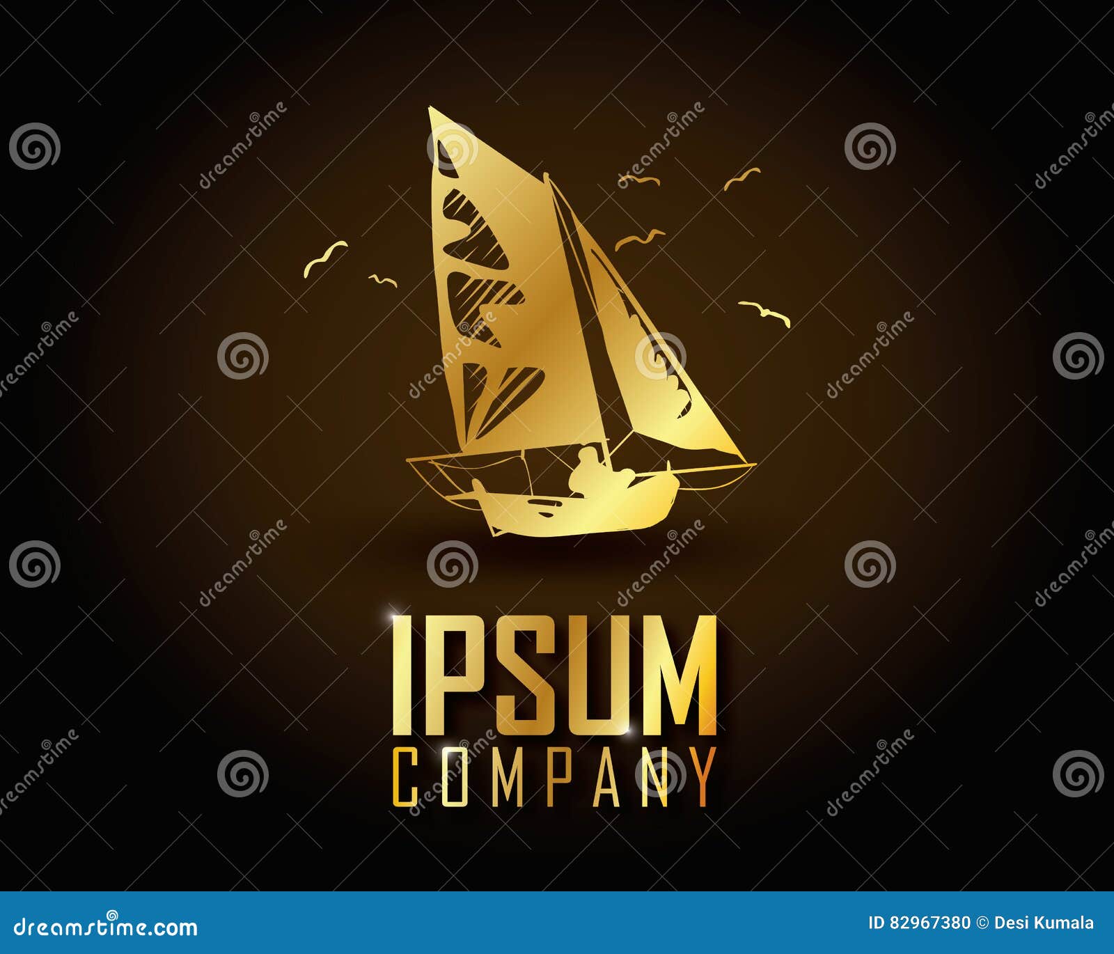 Oro Logo Vector ilustración del vector. Ilustración de tipo - 82967380