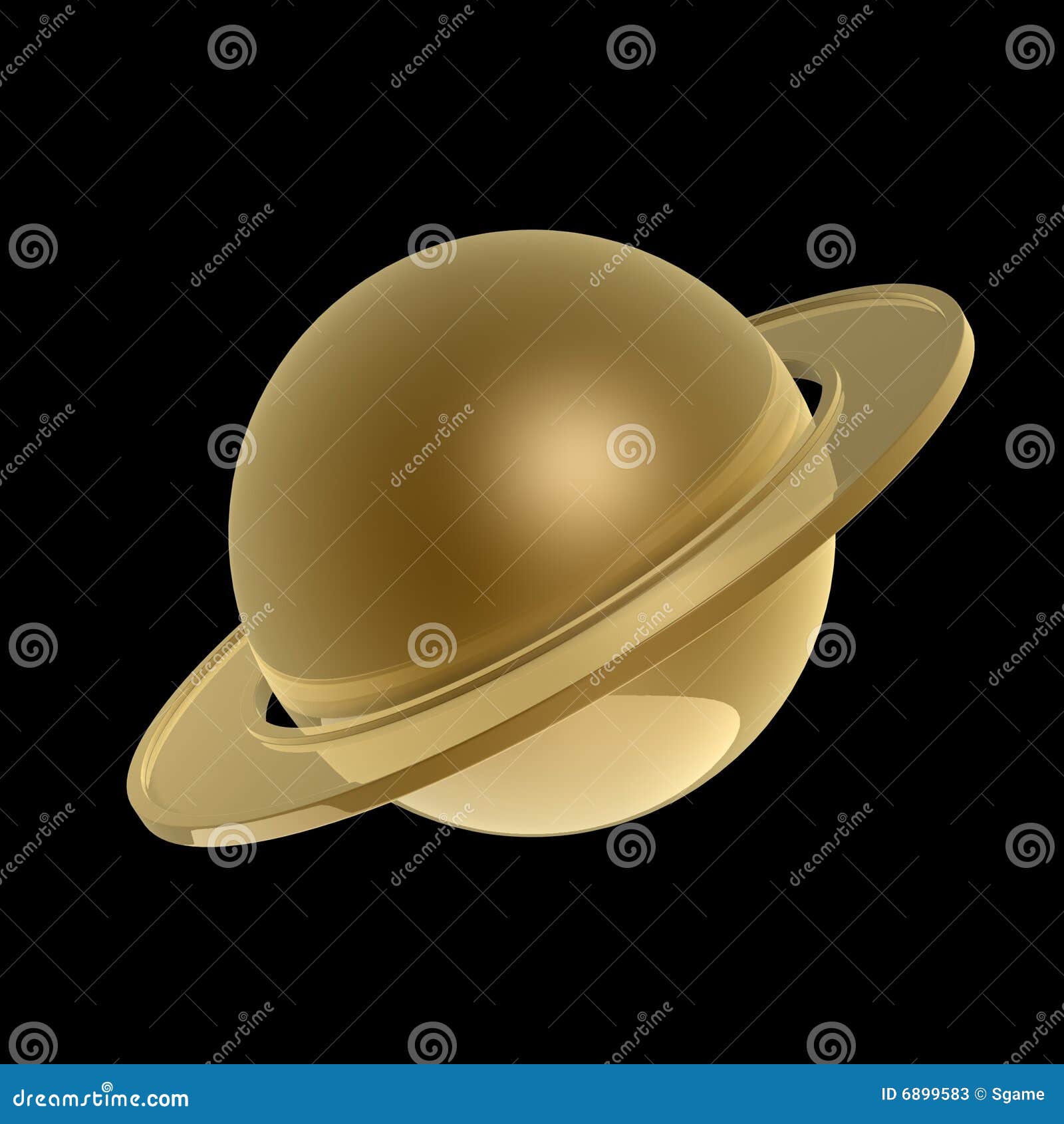 Oro Saturno stock de ilustración. Ilustración de elemento - 6899583
