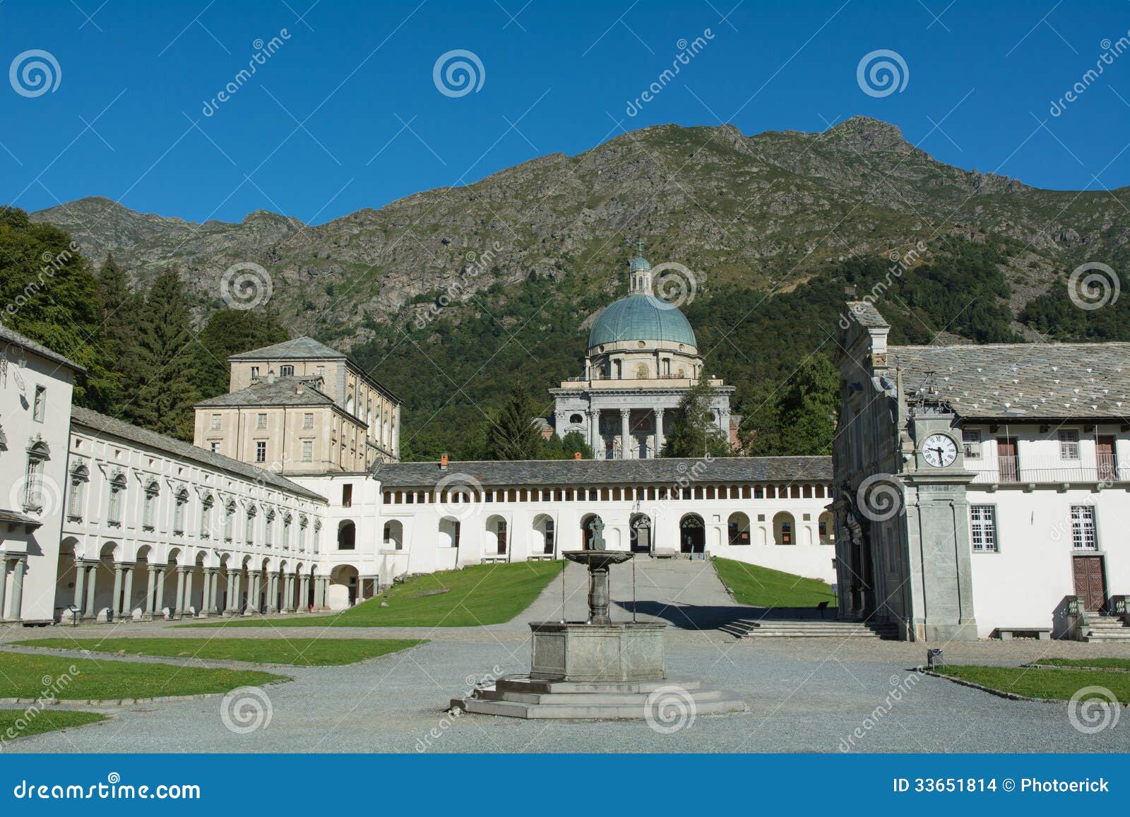 Oropa Sanctuary - (Biella) - Italy Stock Photo - Image of oropa, faith ...