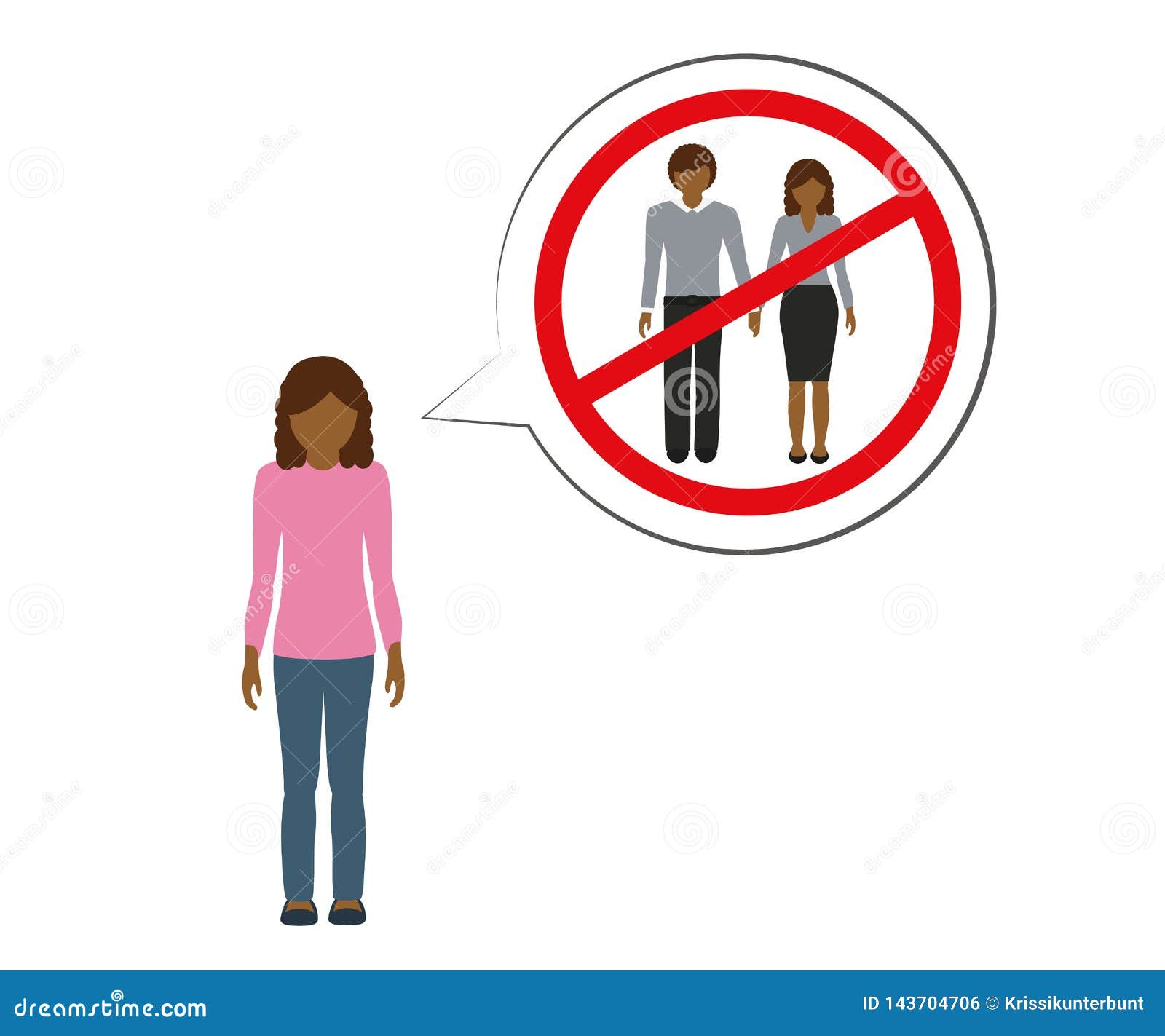 Orphan Girl Is Thinking About Her Family Cartoon Vector | CartoonDealer ...