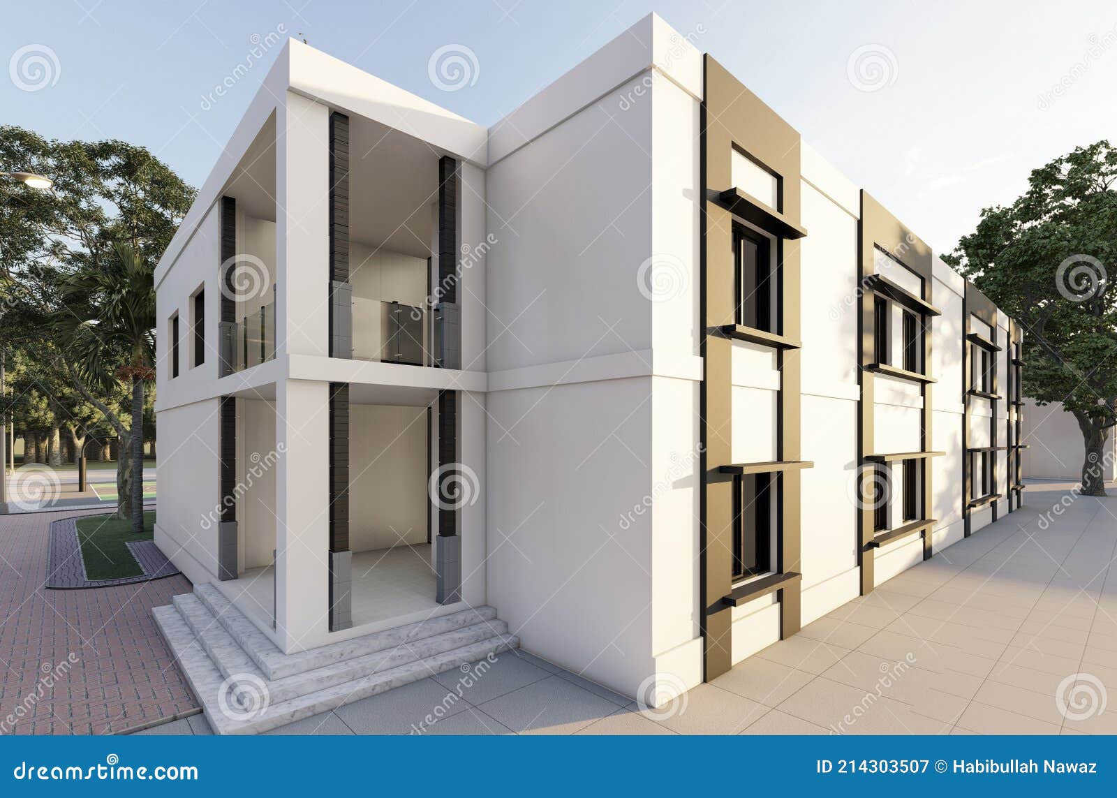 Hostel Building Elevation