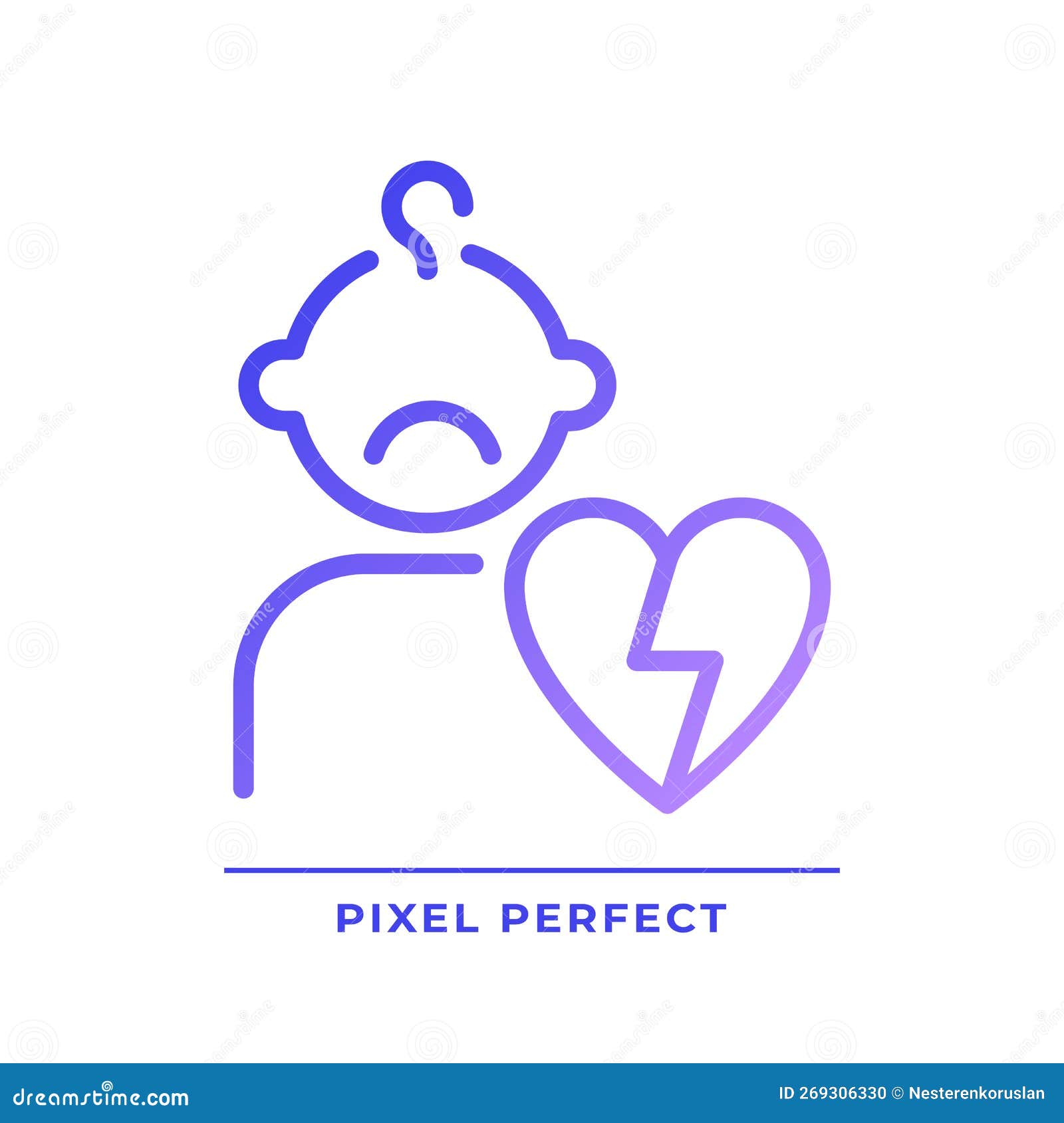 Orphan Pixel Perfect Gradient Linear Vector Icon Stock Vector ... Orphan Pixel Perfect Gradient Linear Vector Icon Stock Vector ...