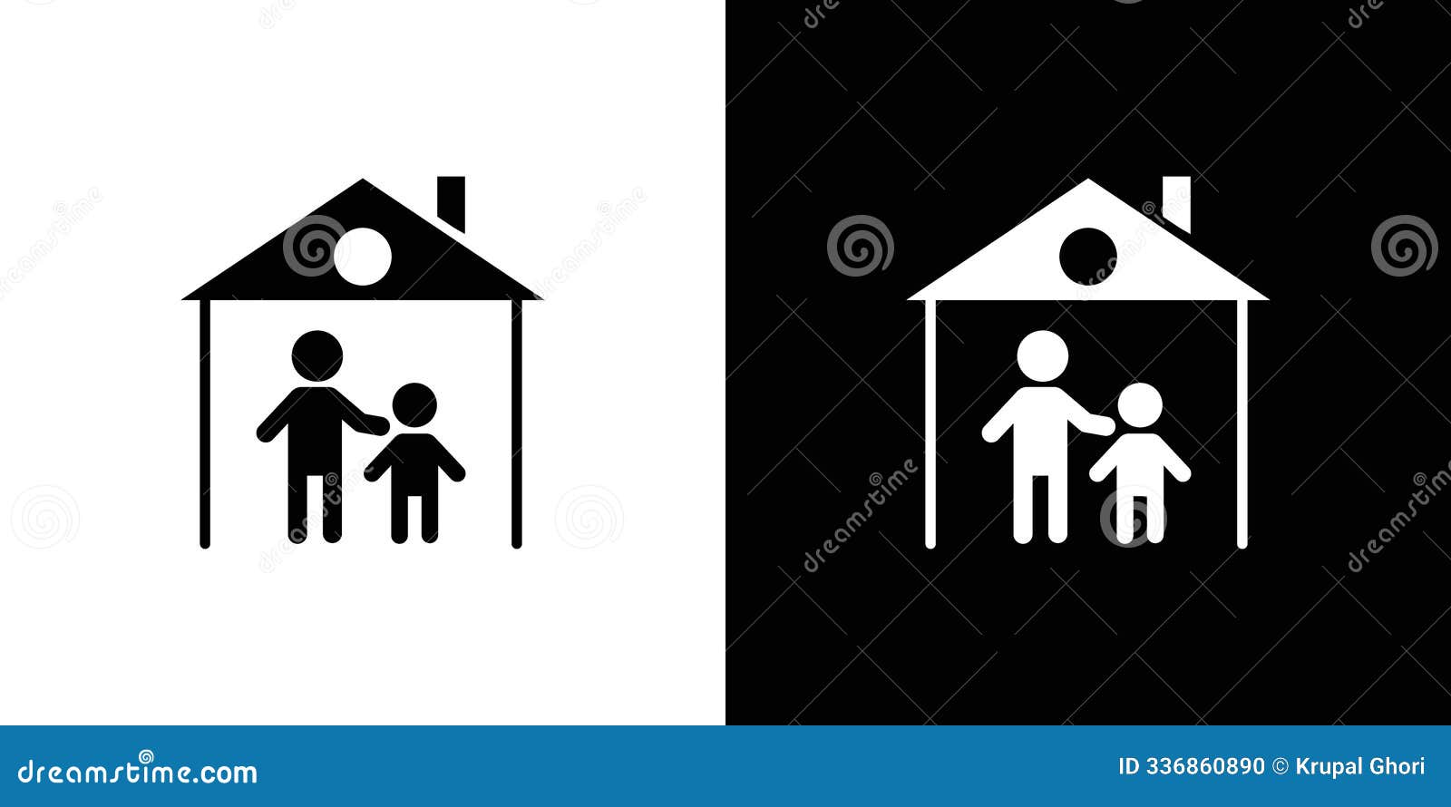 Orphanage Logo, Icon, Or Symbol Template Design Vector Illustration ...