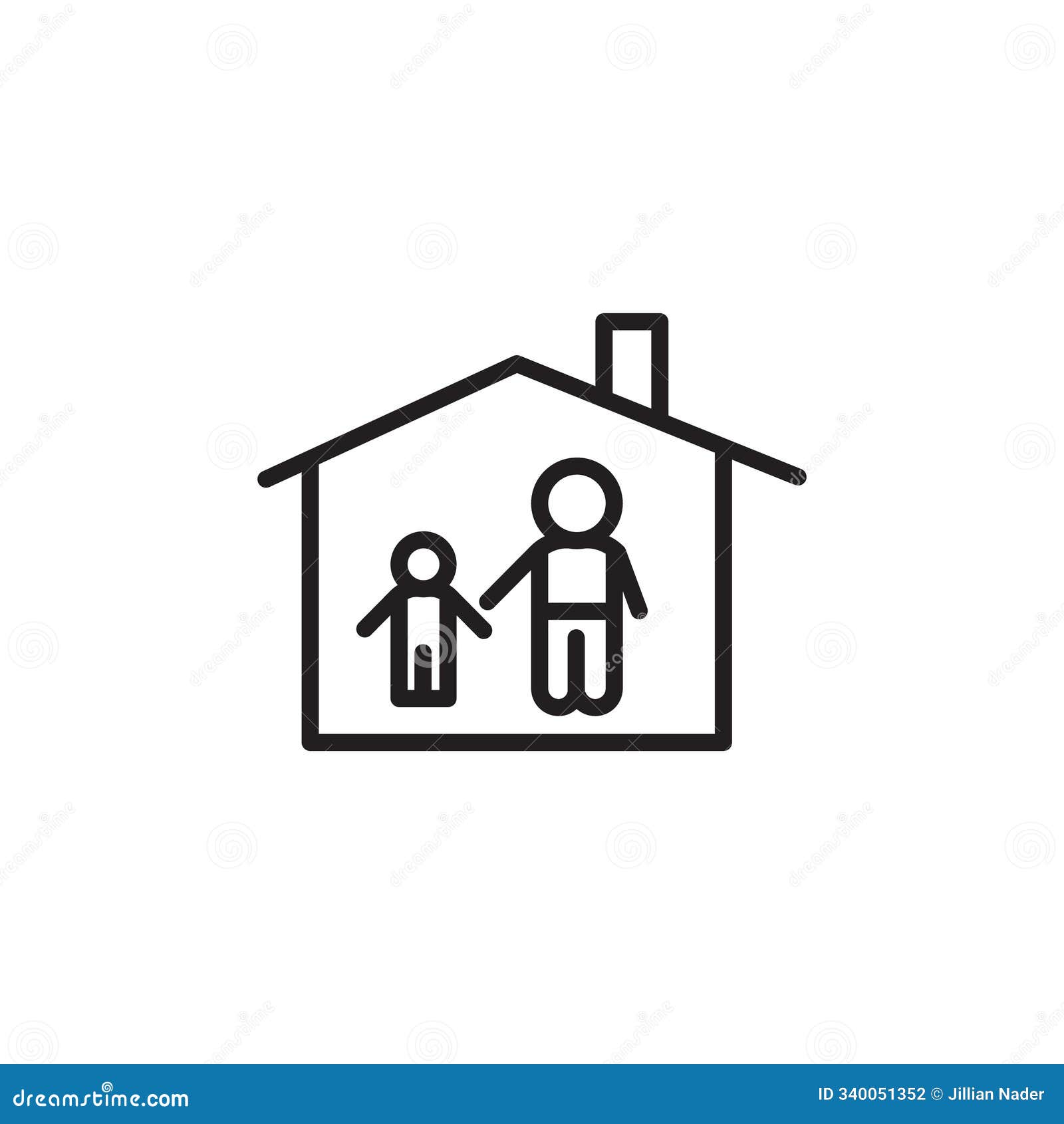 Orphanage House Logo Sign Set Vector Outline | CartoonDealer.com #329968842