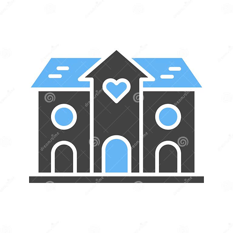 Orphanage Icon Vector Image. Stock Vector - Illustration of orphanage ...