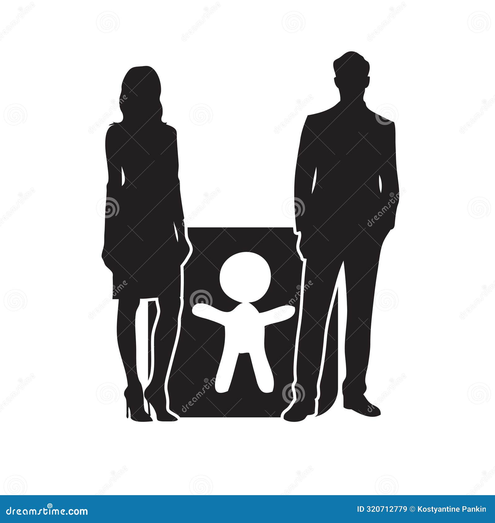 Orphans Vector Illustration Stock Vector - Illustration of lonely ...