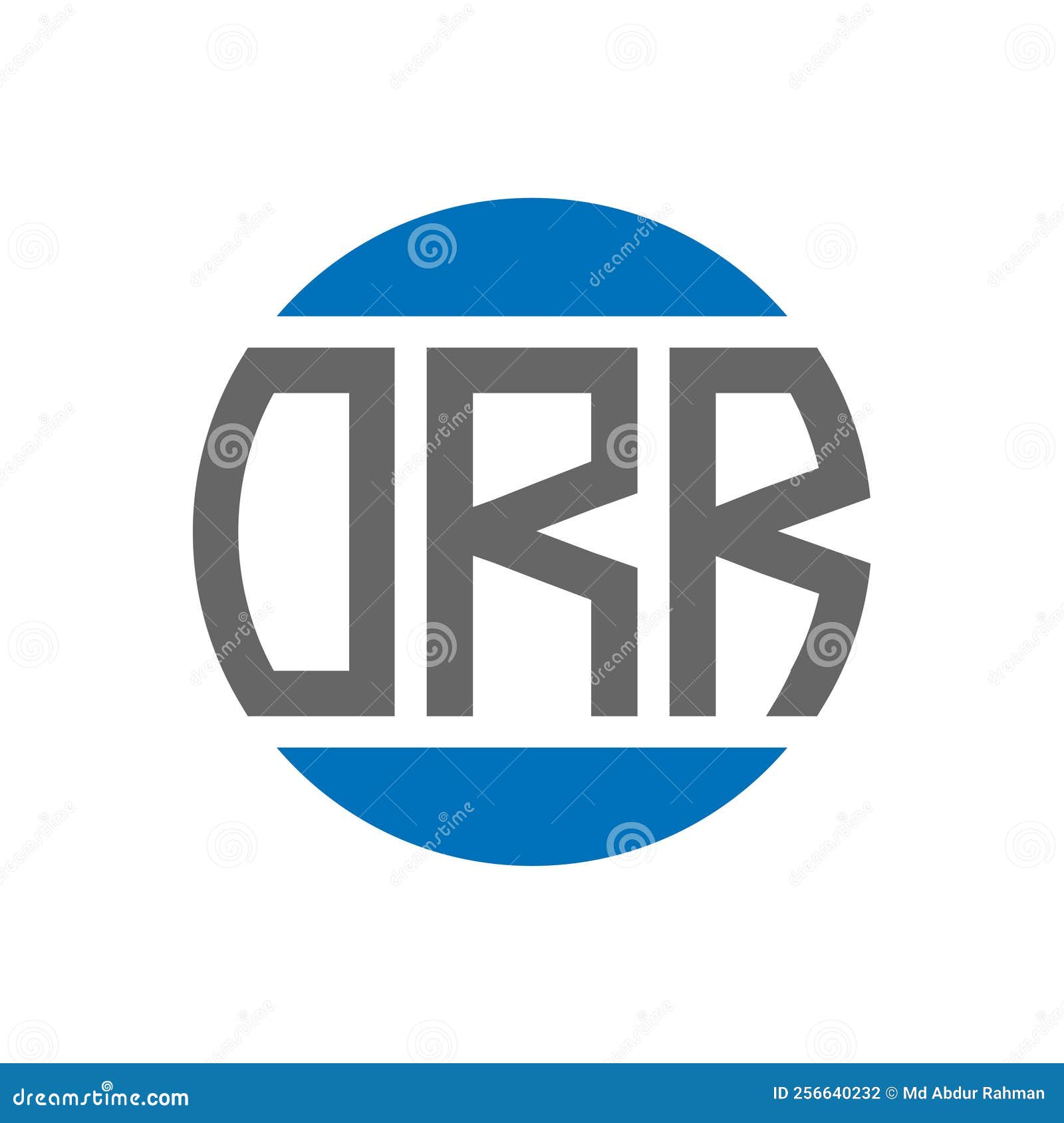 ORR Letter Logo Design on White Background. ORR Creative Initials ...