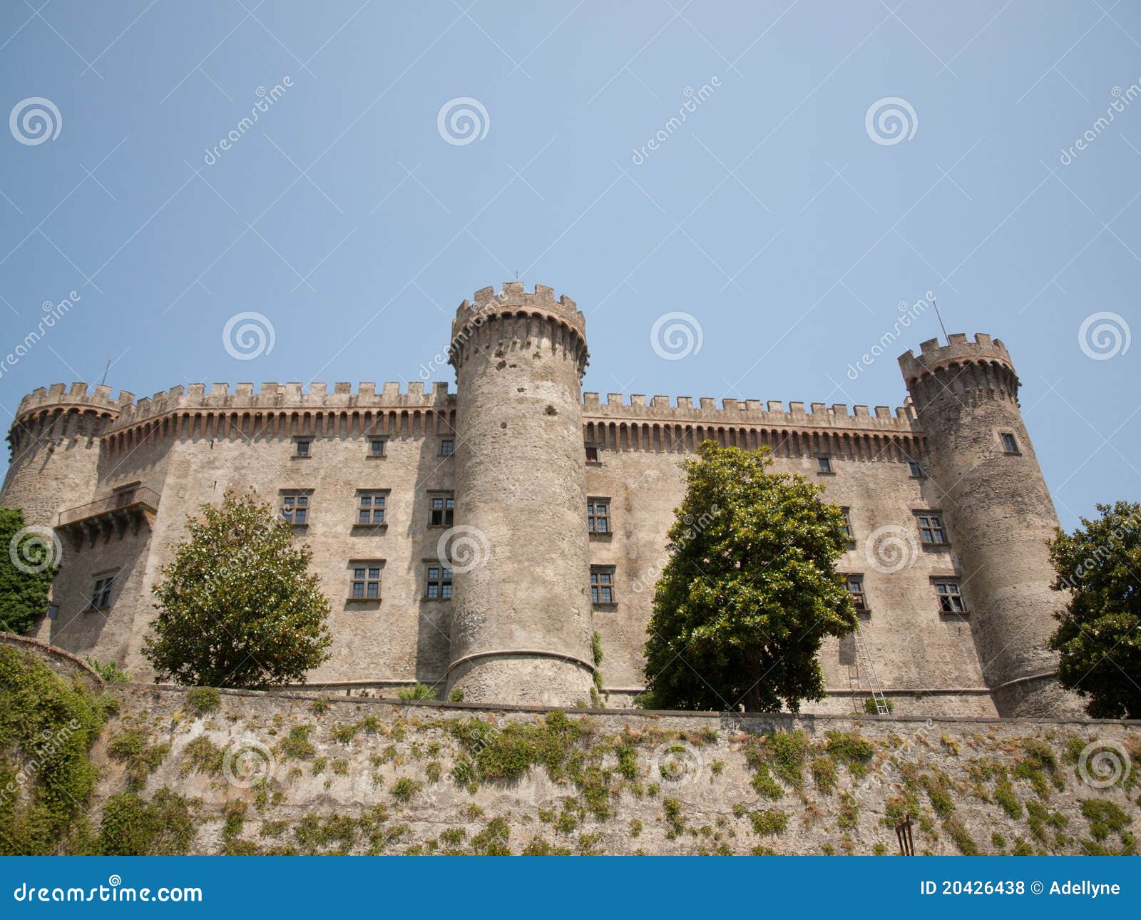 Orsini Castle stock photo. Image of bank, orsini, rome - 20426438