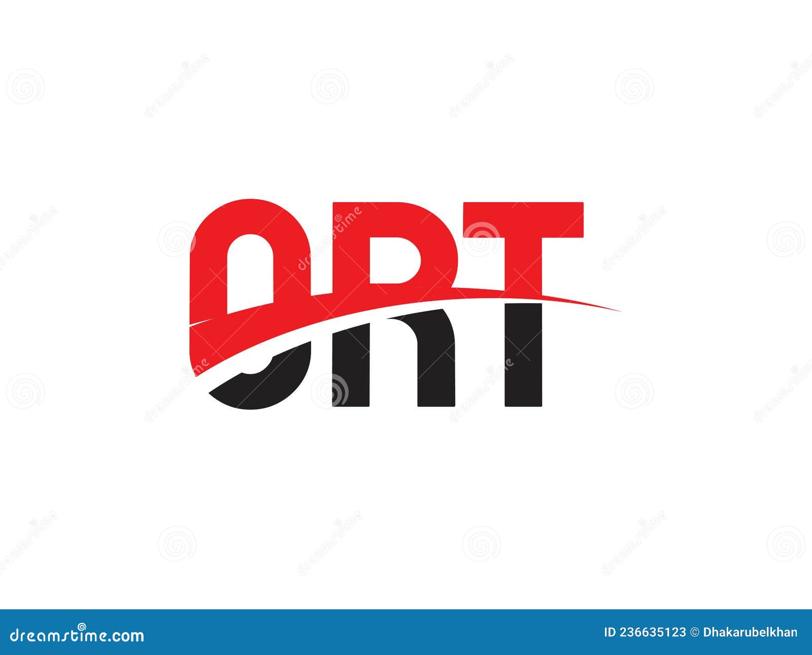 ORT Letter Initial Logo Design Vector Illustration Stock Vector ...