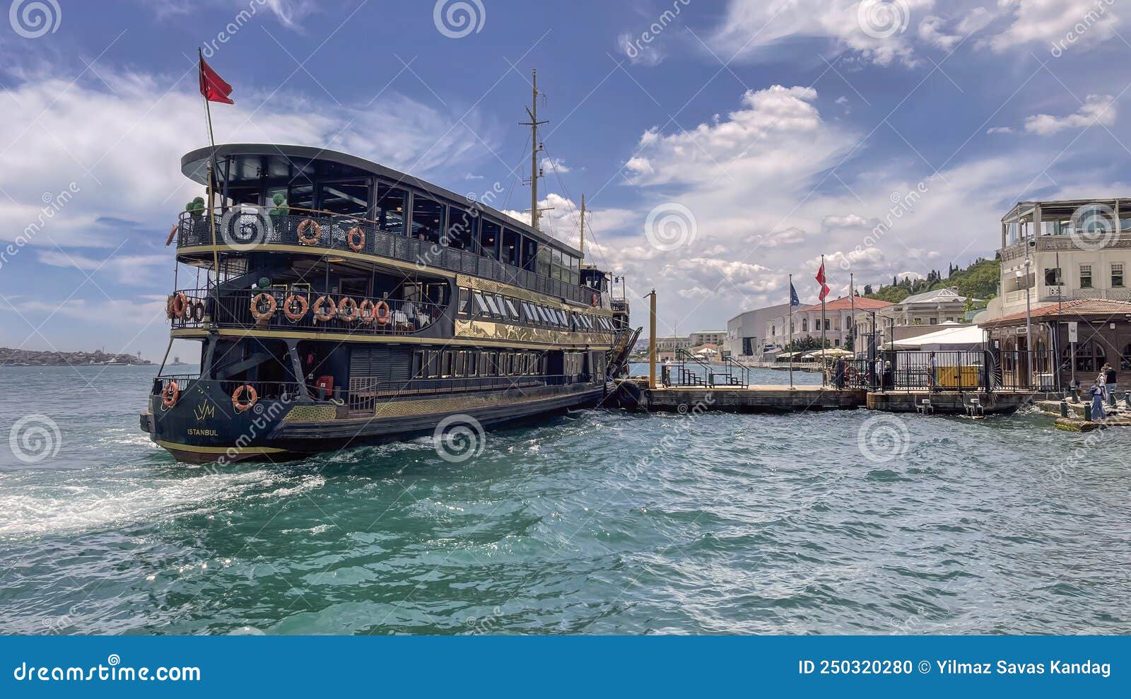 Istanbul and Bosphorus View from Ortakoy Square in June Editorial Image ...