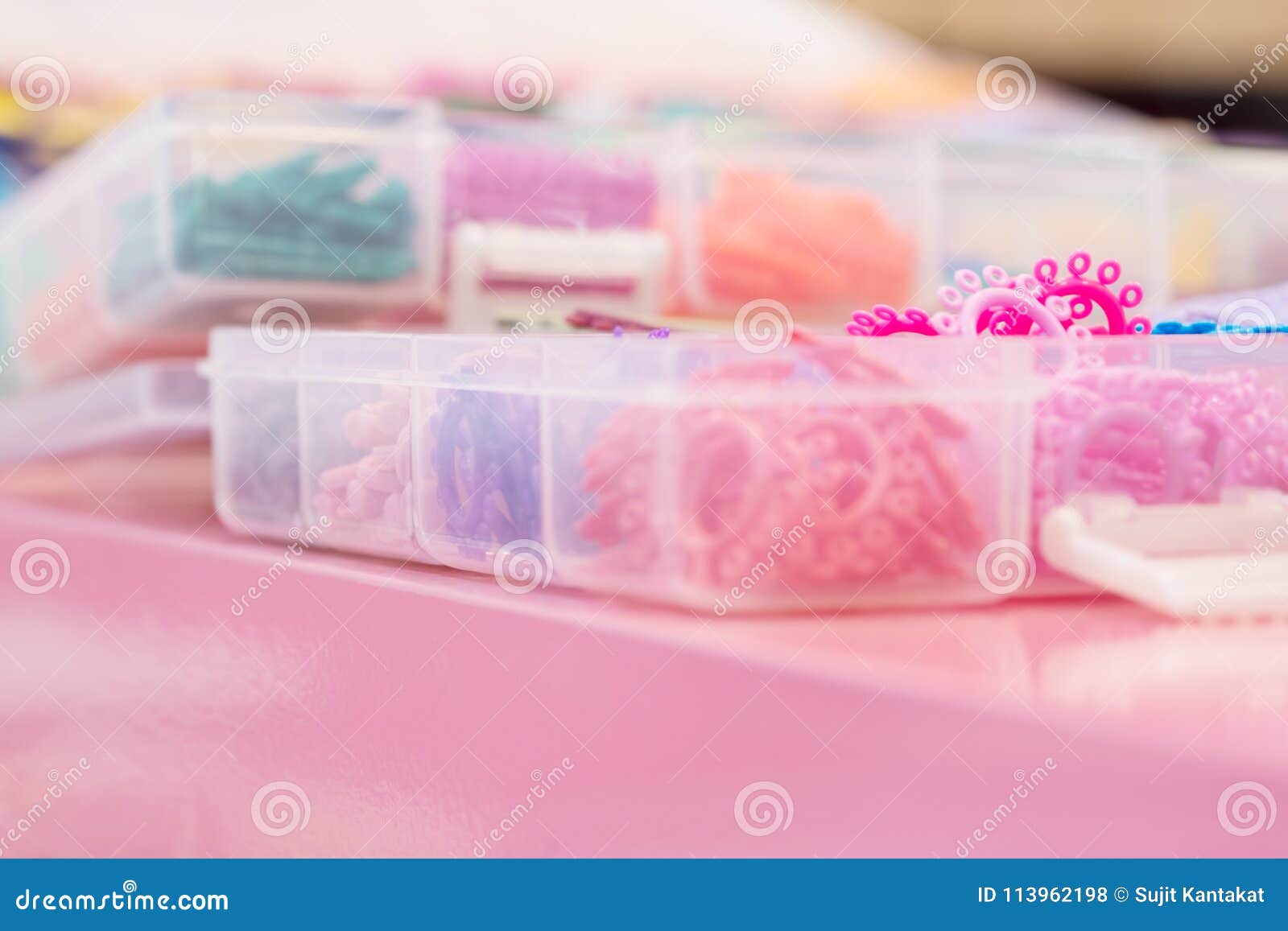 Orthodontic Elastomeric Rings. Stock Photo - Image of healthy ...