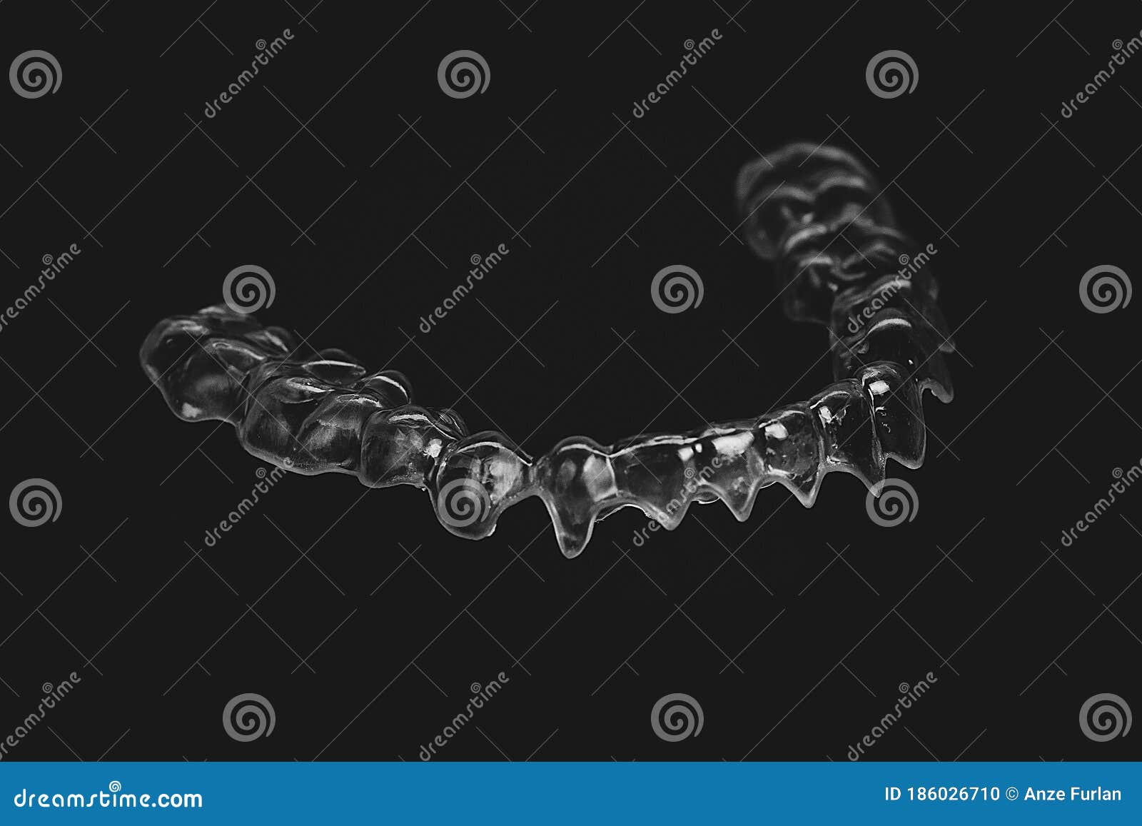 Retainer for Aligning Teeth Made of Plastic Stock Photo - Image of care ...