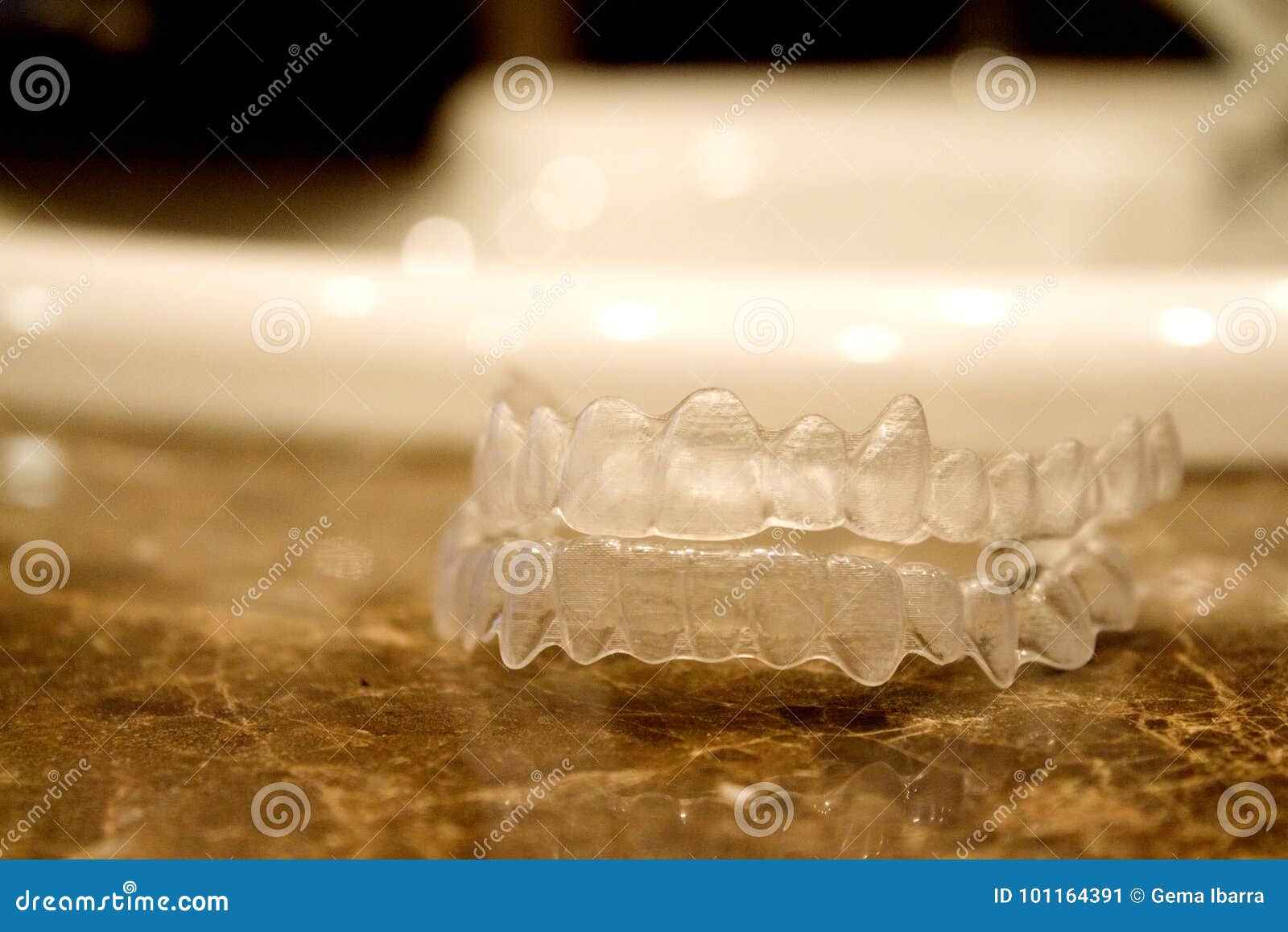 Orthodontics To Correct Alignment of Teeth Stock Image - Image of ...