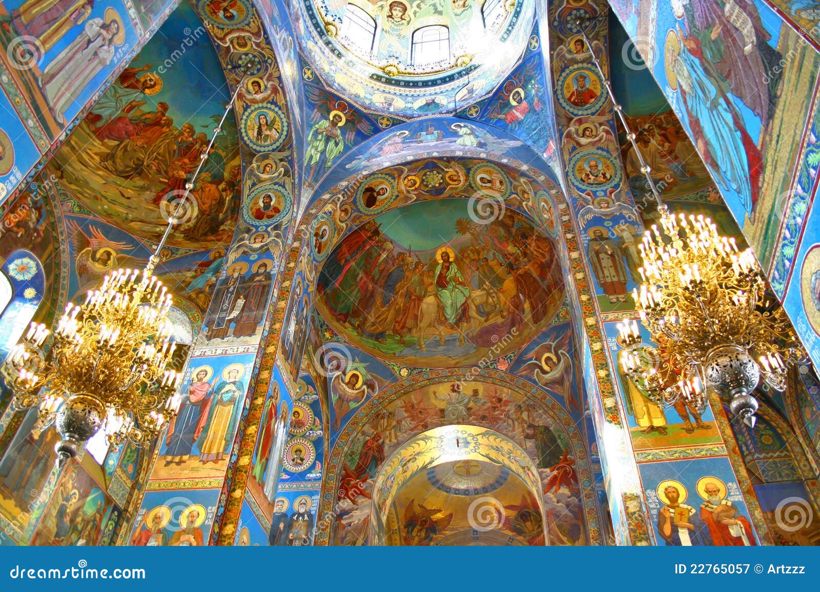 Orthodox cathedral stock image. Image of icon, golden - 22765057