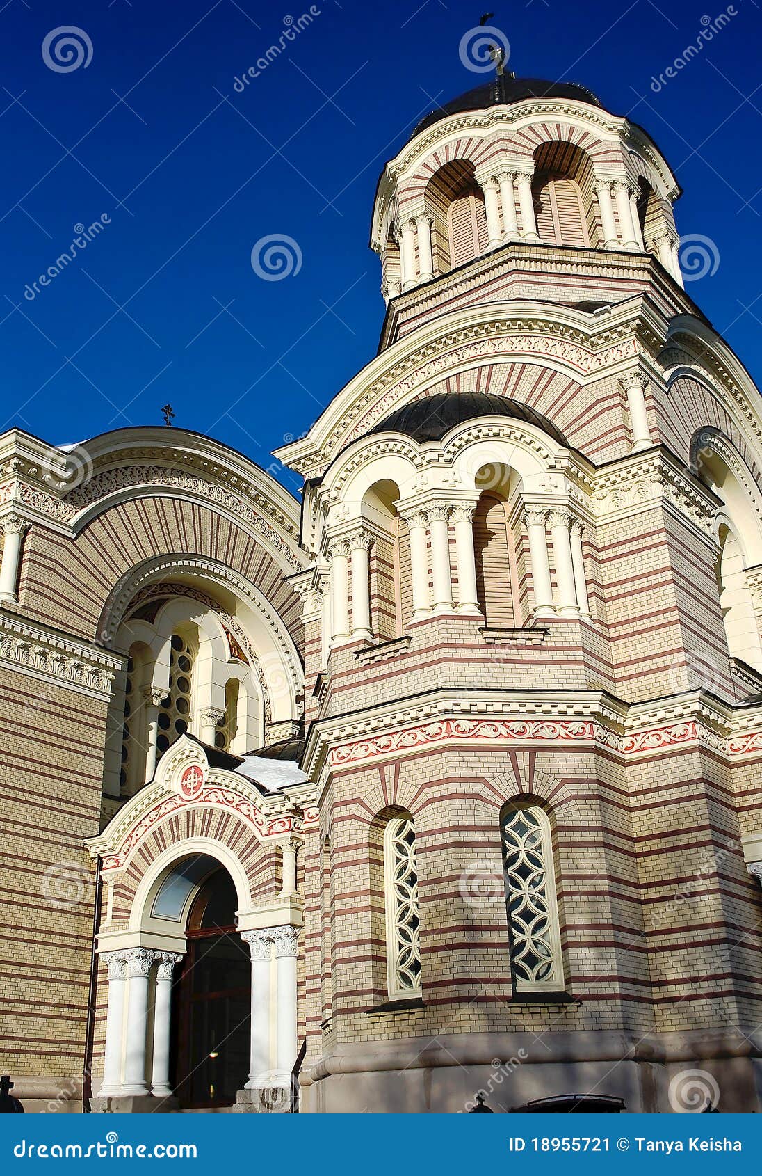 Orthodox Cathedral in Riga stock image. Image of exterior - 18955721