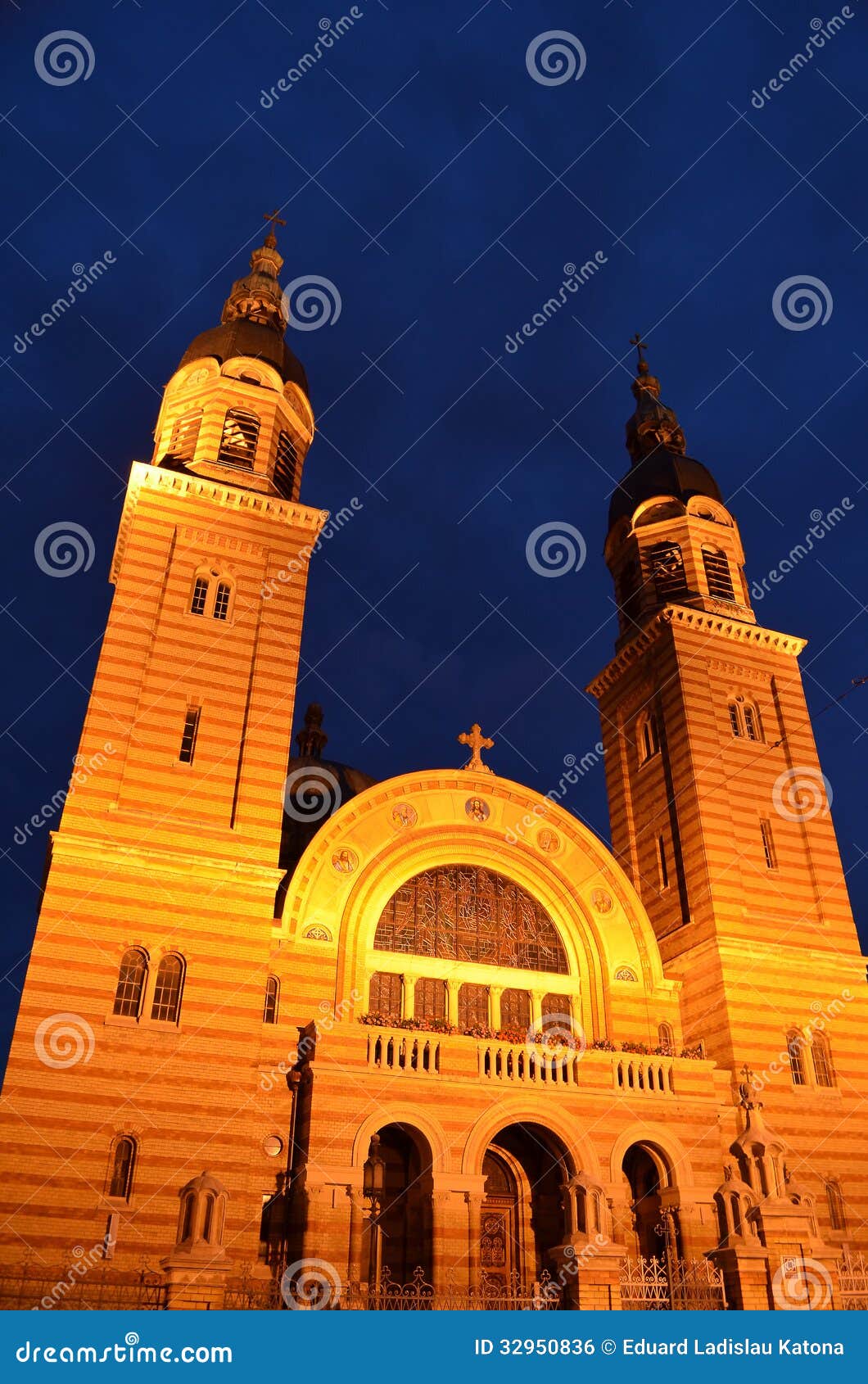 Orthodox Cathedral-Sibiu stock photo. Image of romania - 32950836