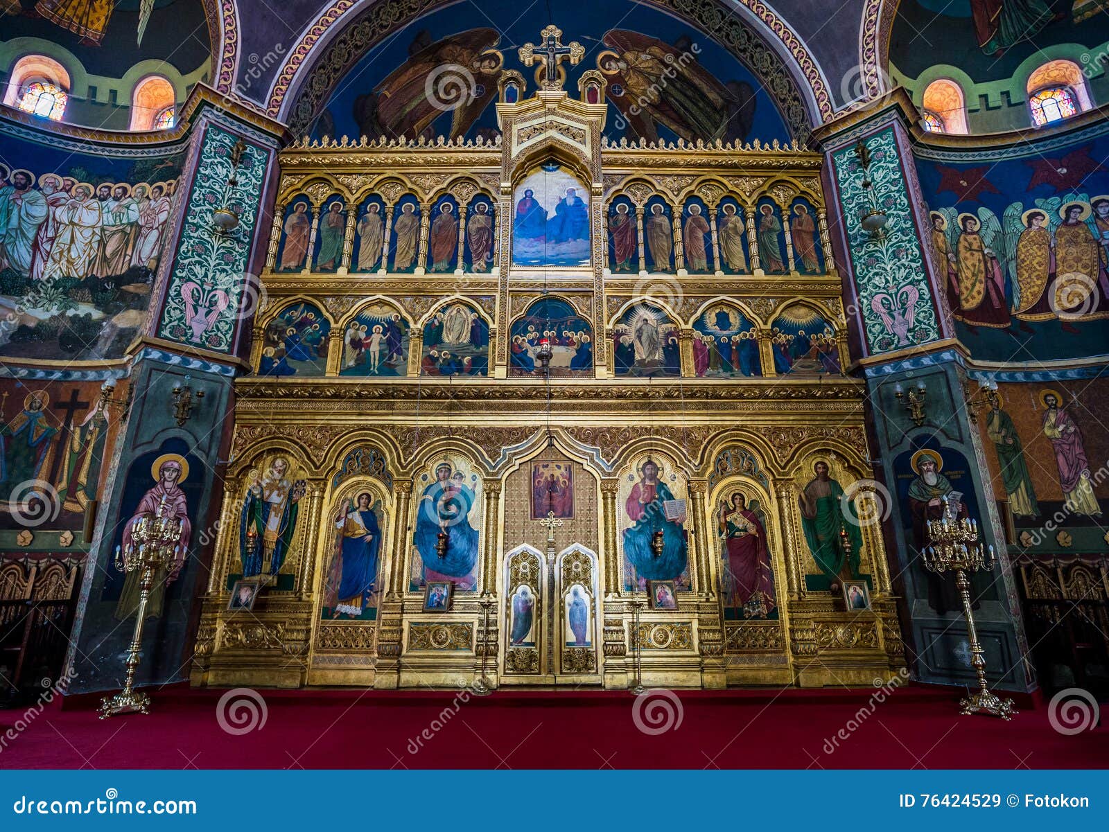 Orthodox Cathedral in Sibiu Editorial Stock Image - Image of romania ...