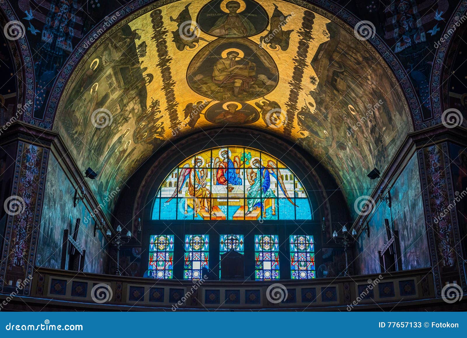 Orthodox Cathedral in Sibiu Stock Image - Image of sibiu, indoor: 77657133