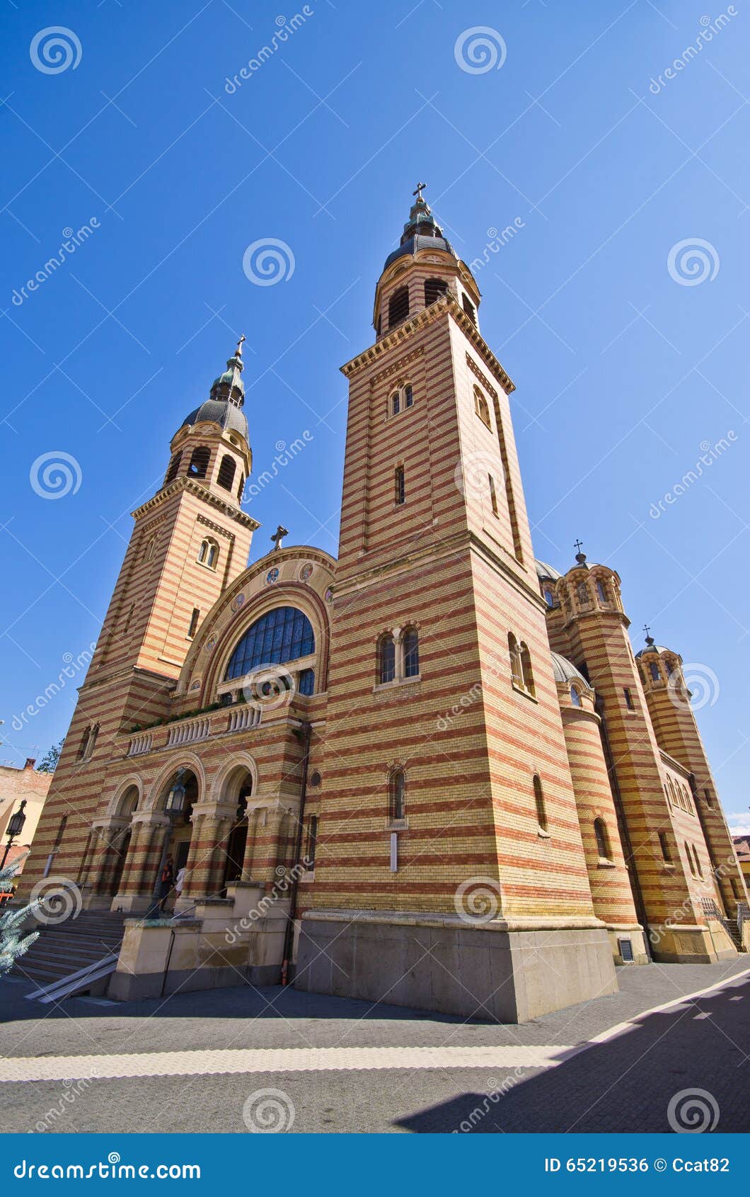 Orthodox Cathedral in Sibiu, Romania Stock Photo - Image of historical ...