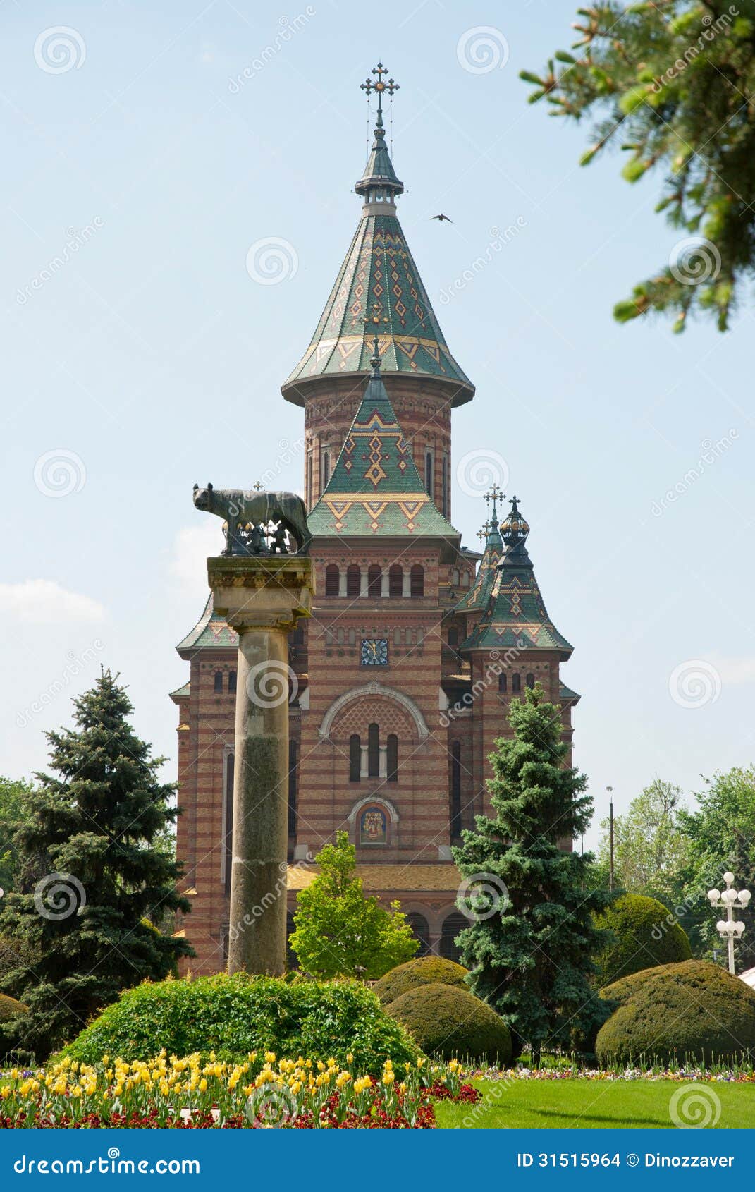 The Orthodox Cathedral of Timisoara, Romania Stock Photo - Image of ...