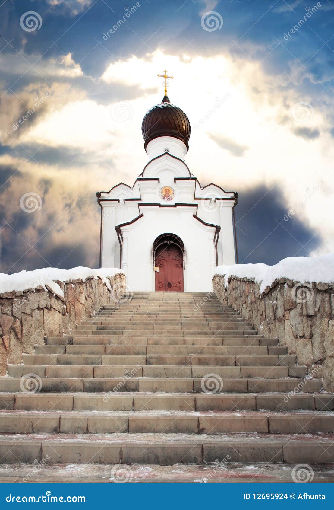 Orthodox chapel stock photo. Image of architecture, basilica - 12695924