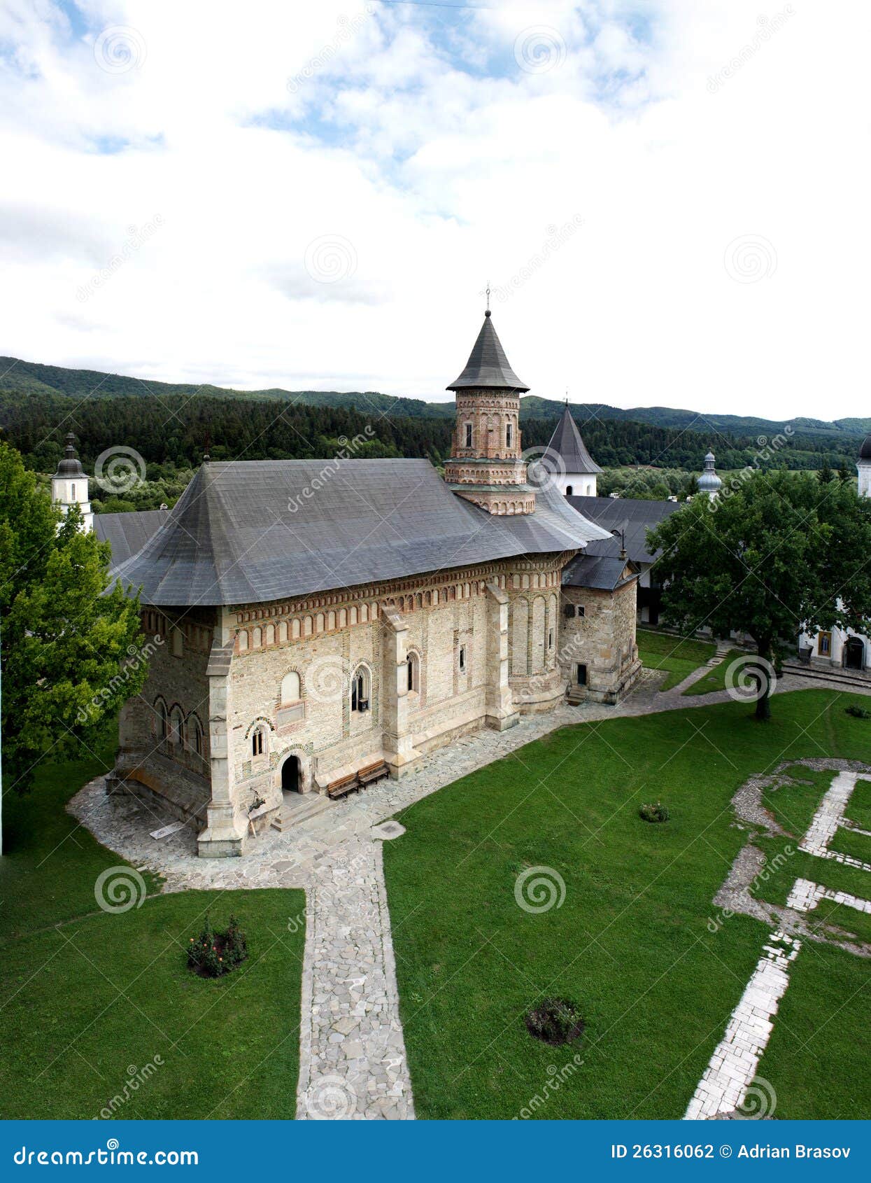 Orthodox Christian Monastery Stock Photo - Image of bukovina, monastery ...